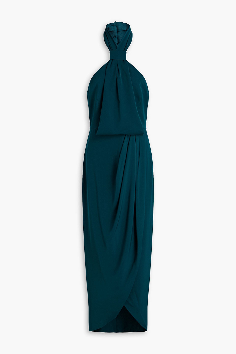 shona joy emerald green dress Shona Joy - Leonie Backless Frill Maxi Dress Rosemary (Size 12) – Goldie's