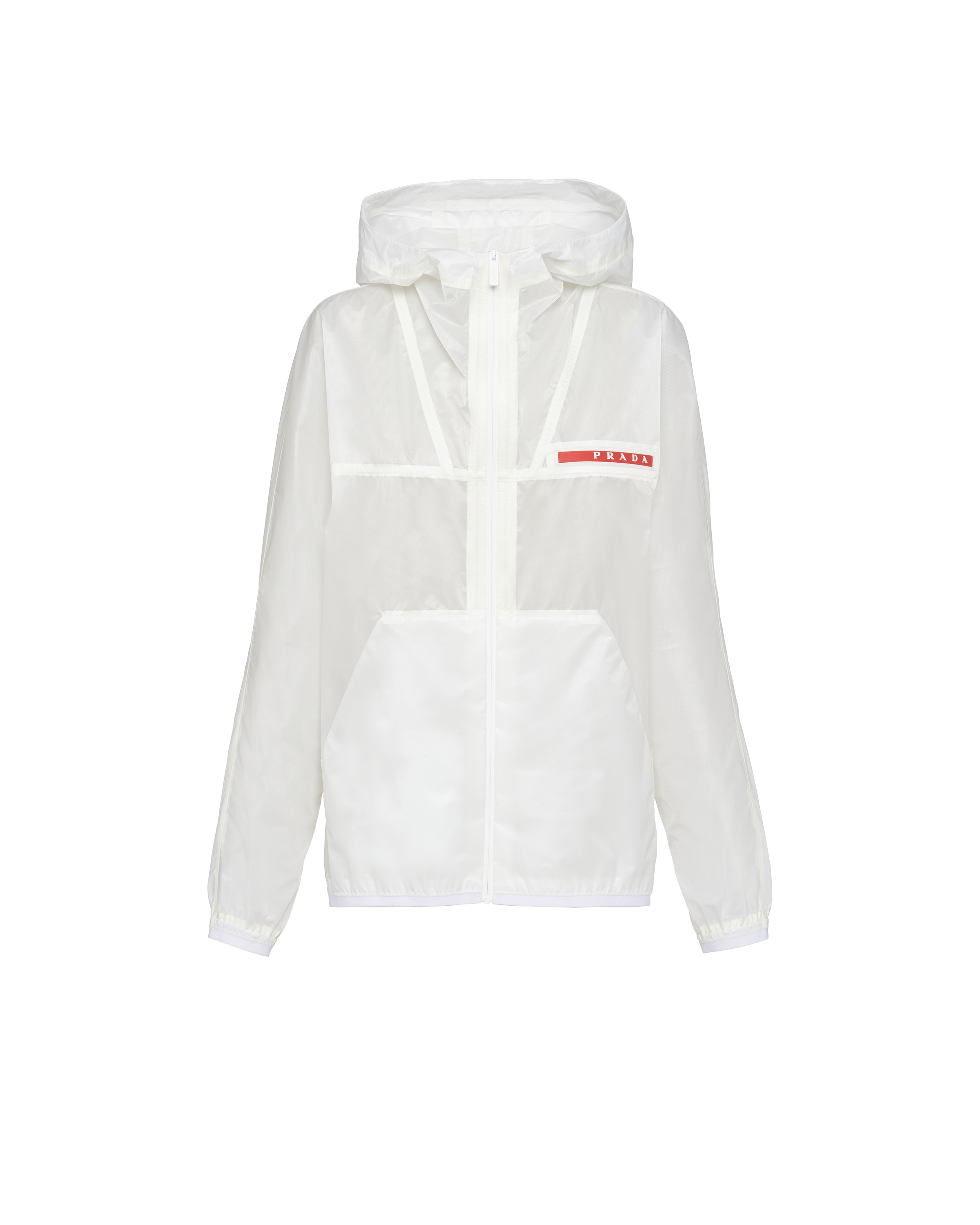 PRADA archive 2011 コットン ウエスタン ジャケット 36白 White Re-nylon Cropped Convertible Down Jacket | PRADA