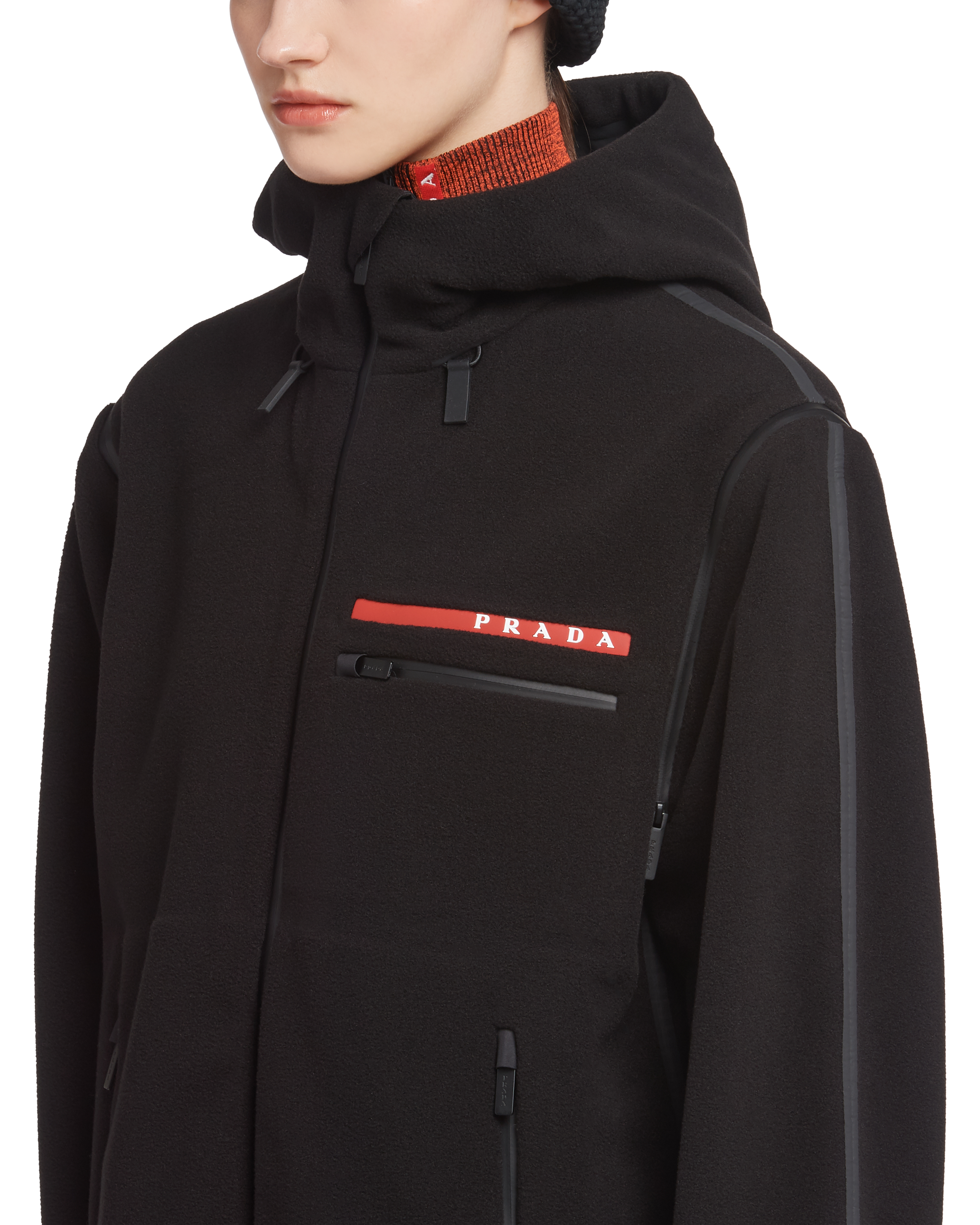 PRADASPORT Stretch Fleece Zip-Up Hoodie 【公式通販】
