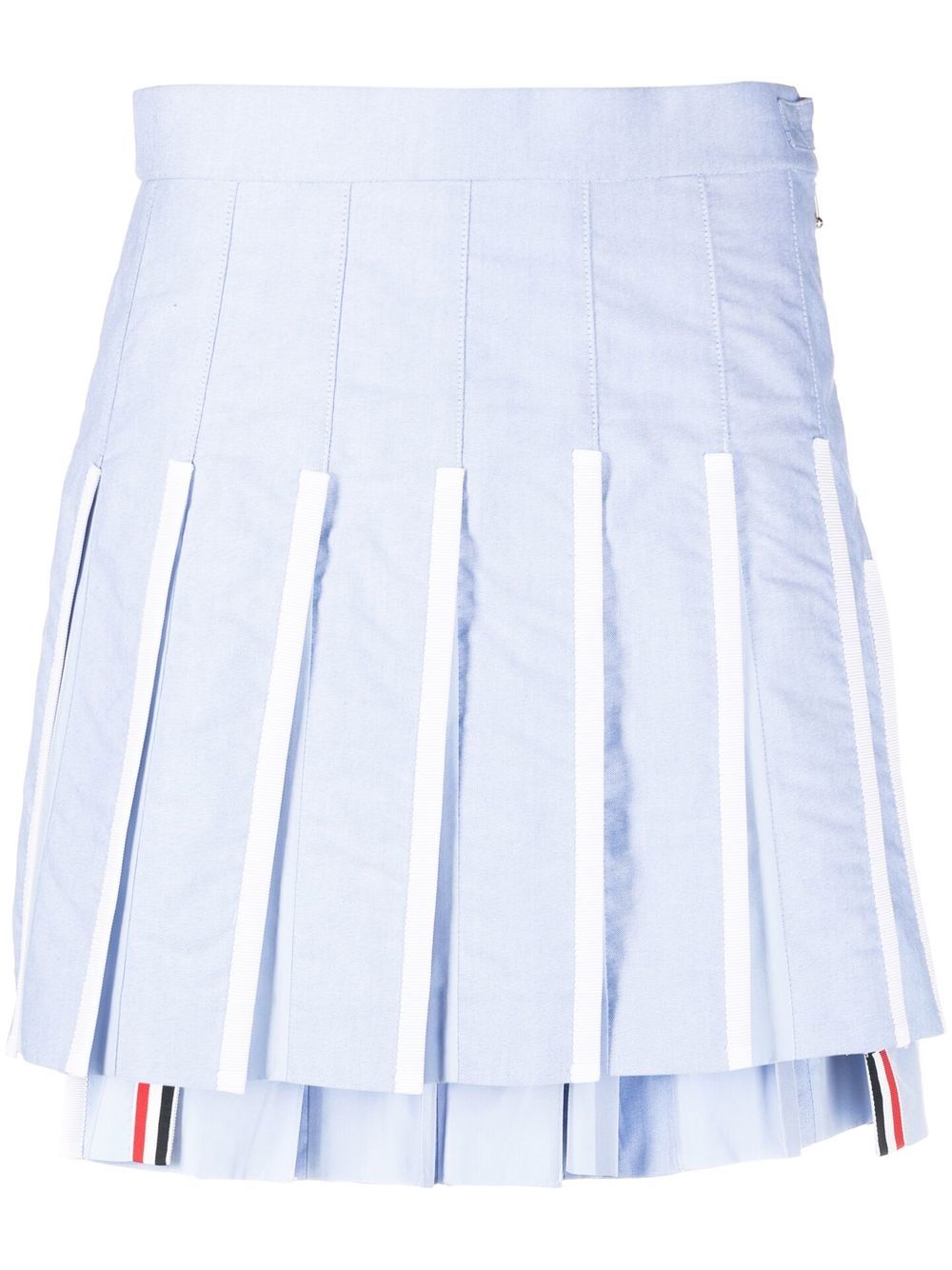 THOM BROWNE Thom Browne Pleated High-Waist Mini Skirt