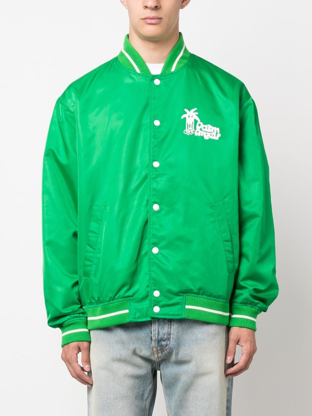 PALM ANGELS Palm Angels Graphic-Print Bomber Jacket
