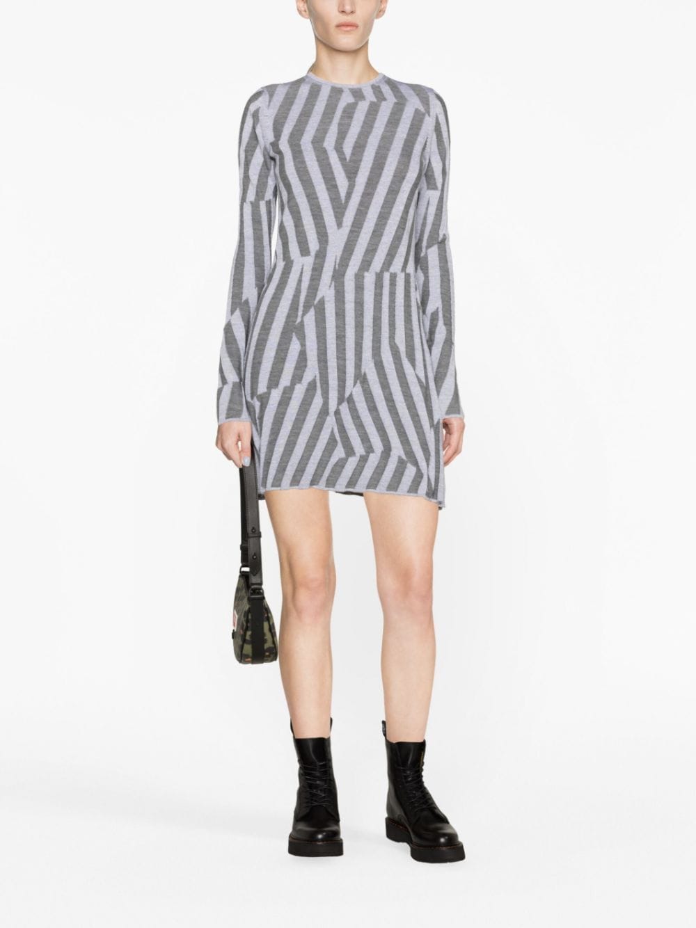 KENZO Kenzo Geometric Knit Minidress