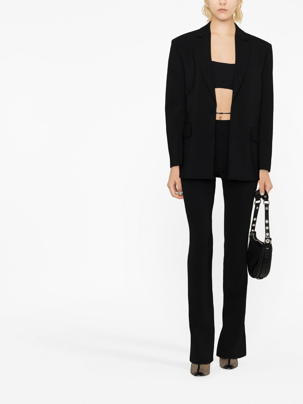 DSQUARED2 Dsquared2 Strap-Detail Flared Trousers