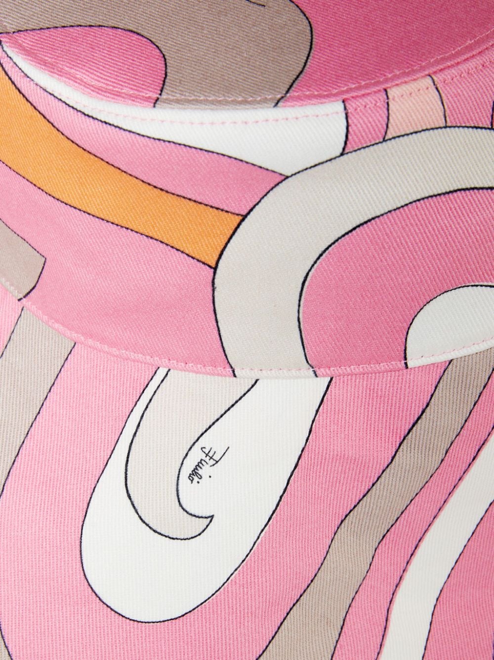 Emilio Pucci Pink Abstract Print Bucket Hat Like New Emilio pucci hat - Gem main image 4