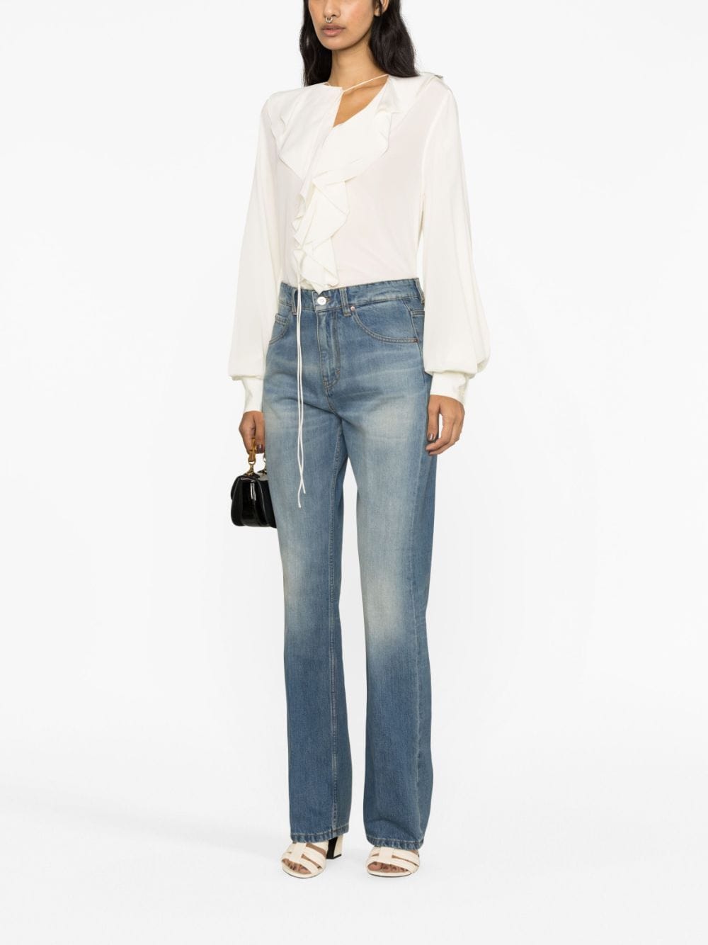VICTORIA BECKHAM Victoria Beckham High-Waist Slim-Fit Jeans