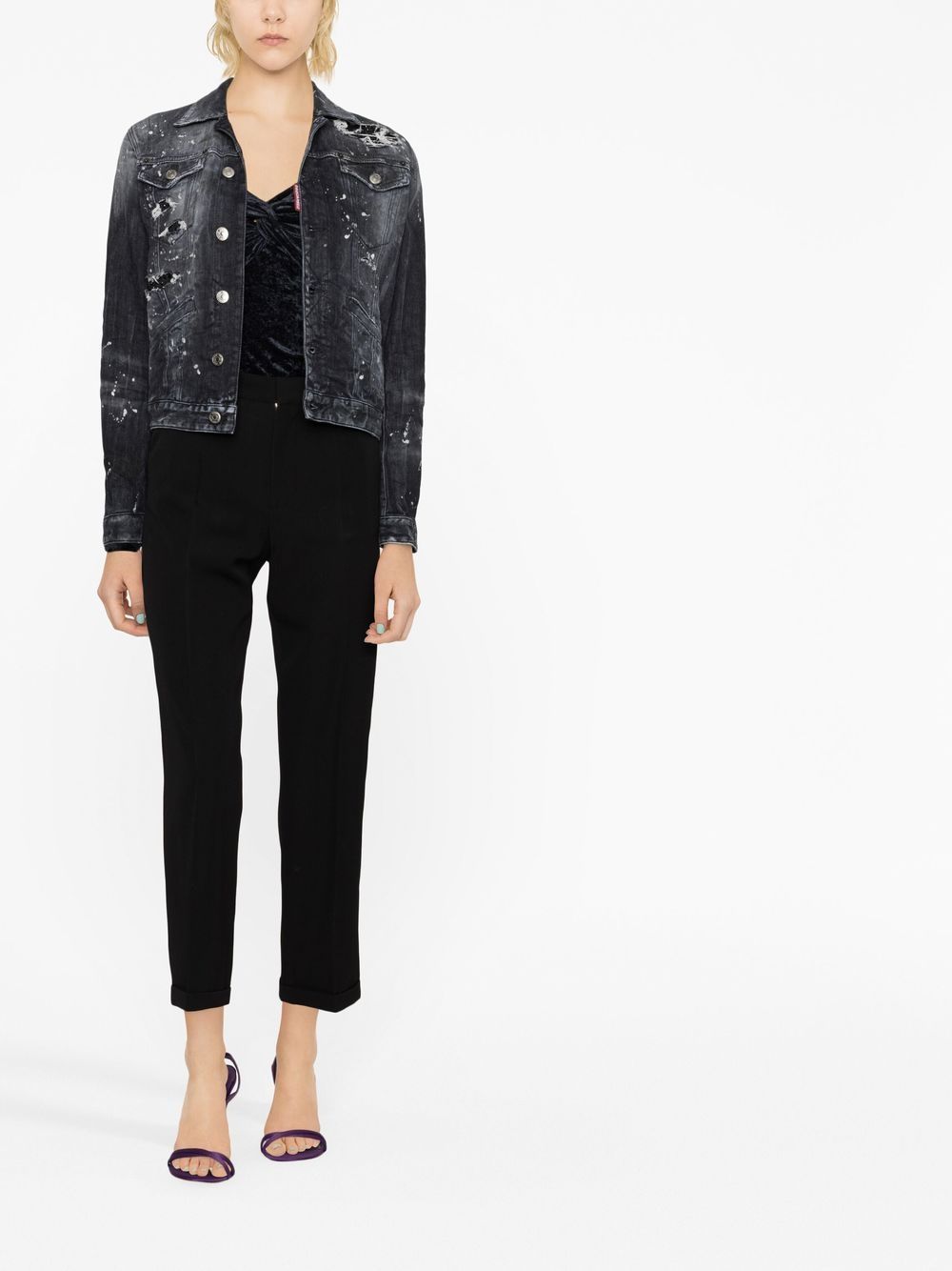 DSQUARED2 Distressed Denim Jacket