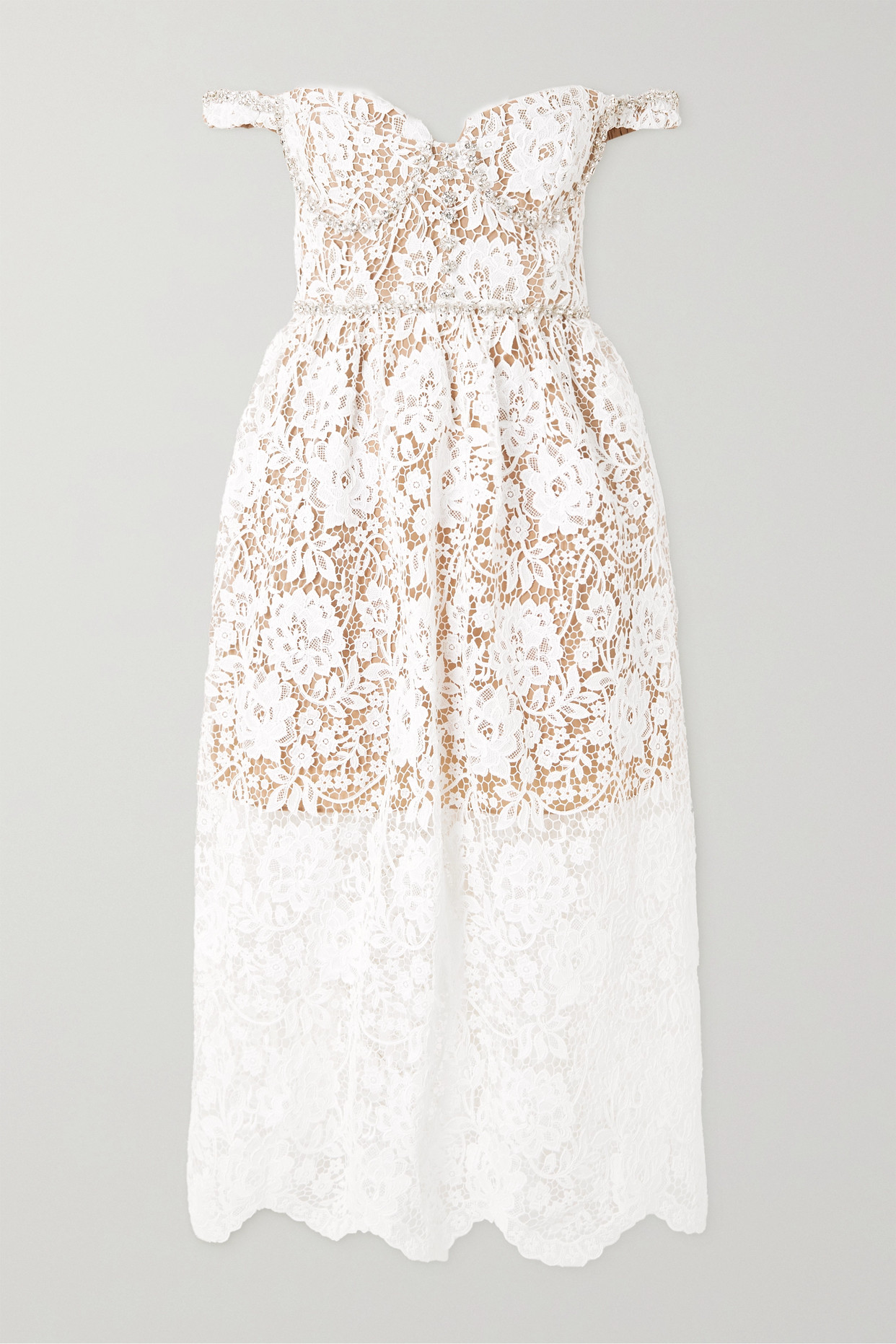 off white lace long sleeve dress Endless Rose main image 0