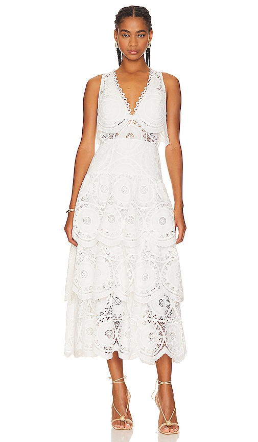 Alexis Aviana Dress In White Ethereal - 40% Off | Editorialist Alexis Aviana Dress In White Ethereal - 40% Off | Editorialist
