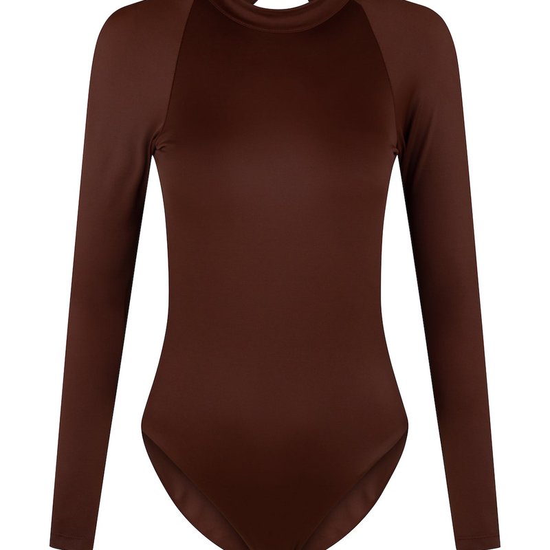 ABYSSE Billie Long Sleeve One Piece - Brown | Editorialist
