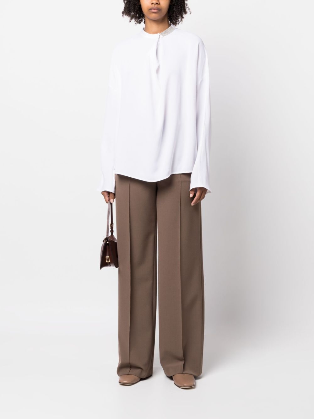 FABIANA FILIPPI Crystal-Embellished Blouse