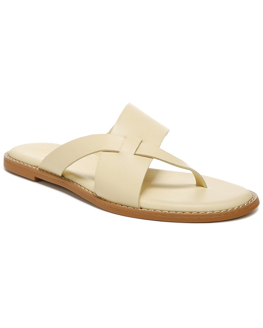 Buy Franco Sarto Jenice Leather Slide - Yellow At 59% Off | Editorialist