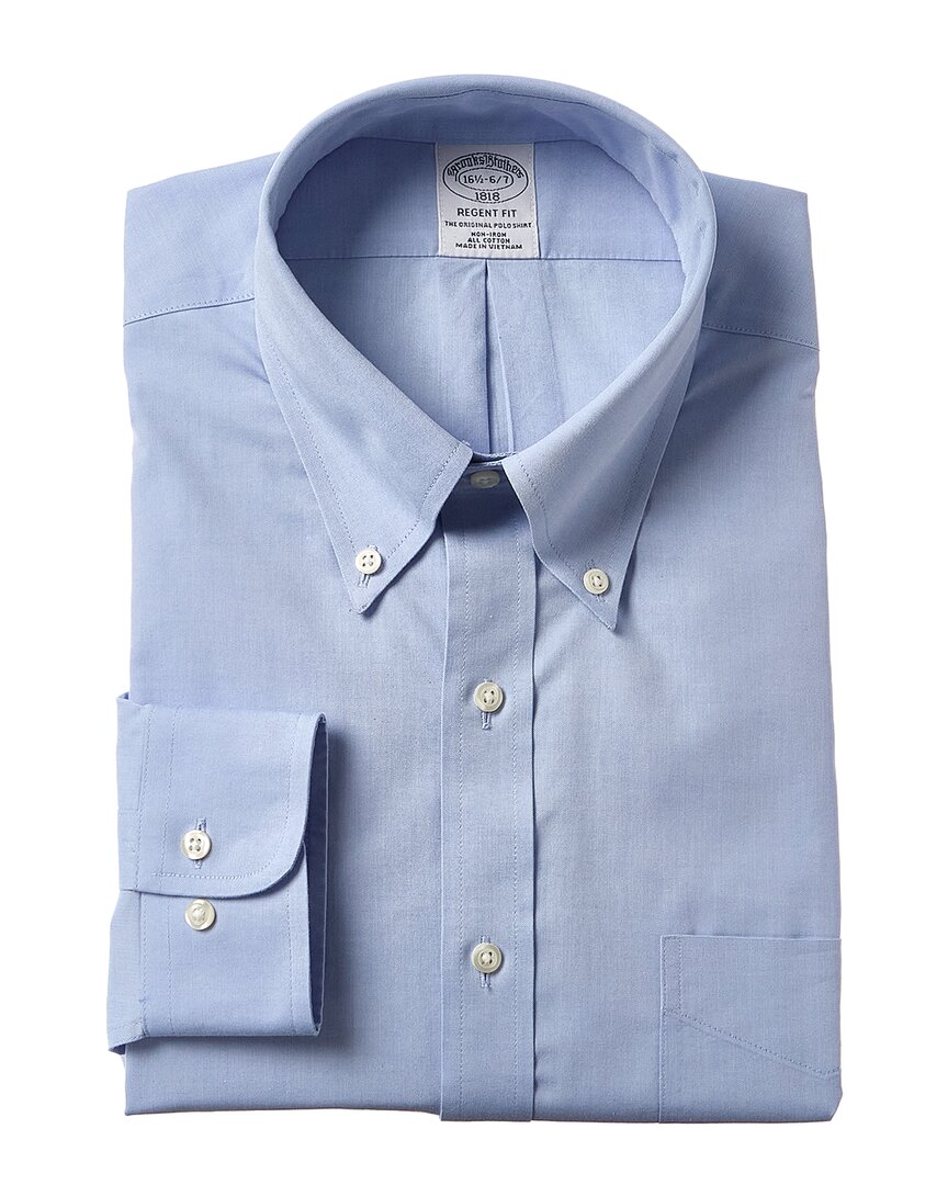 Brooks Brothers Regent Fit Dress Shirt In Blue - 63% Off | Editorialist
