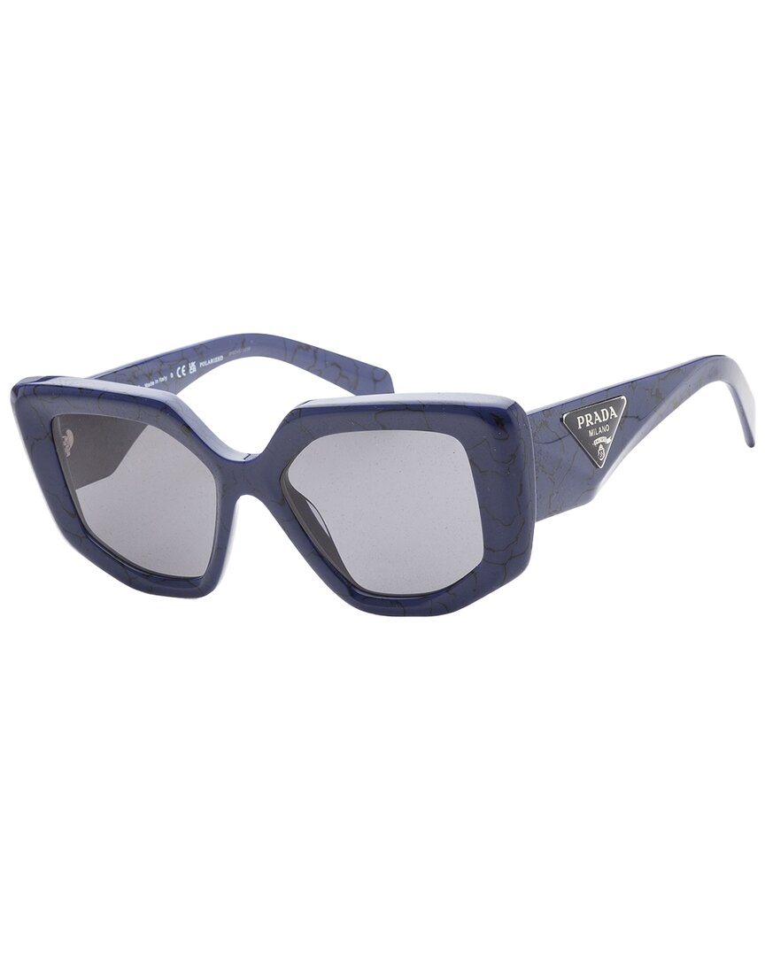 Prada Pr14zs 50mm Polarized Sunglasses In Nocolor - 63% Off  display picture 1