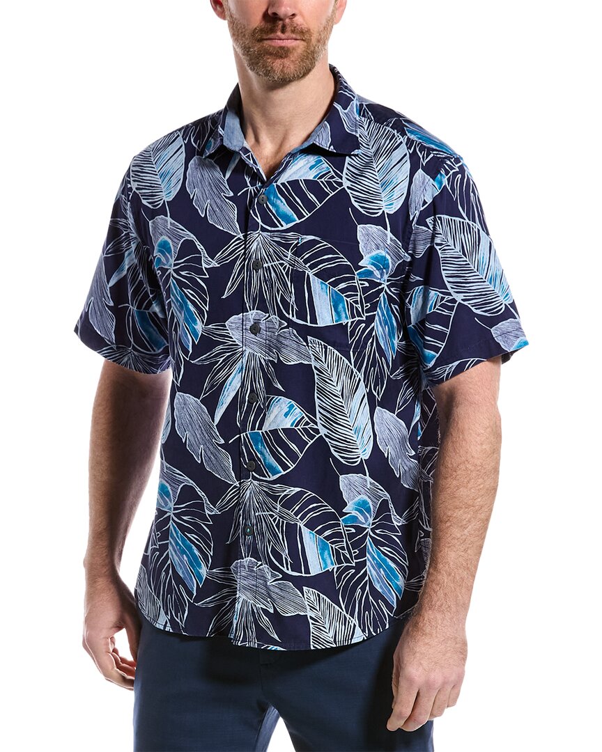 Tommy Bahama Men's Tortola Jungle Blooms Camp Shirt - Voyager Blue