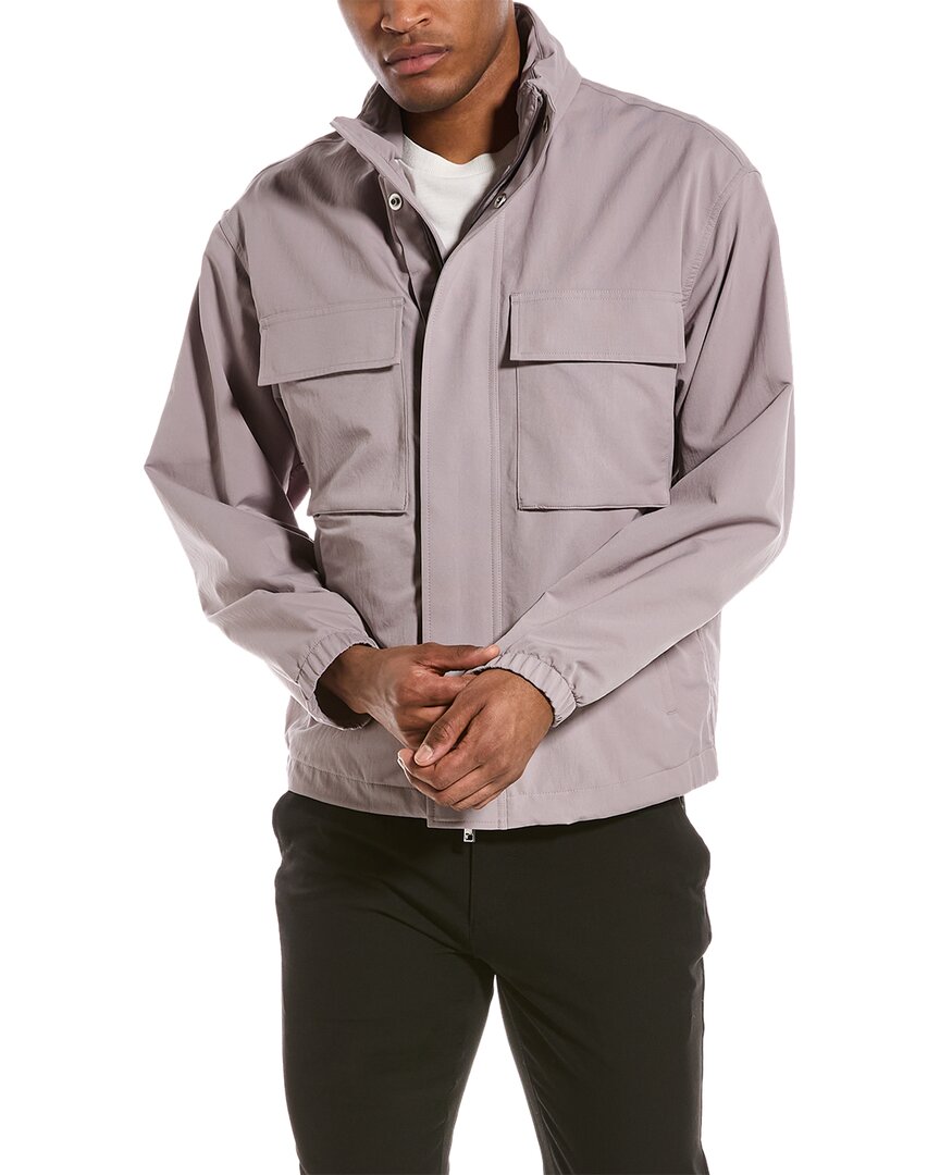 Buy Theory Hugo Aero Tech Jacket - Beige At 65% Off | Editorialist