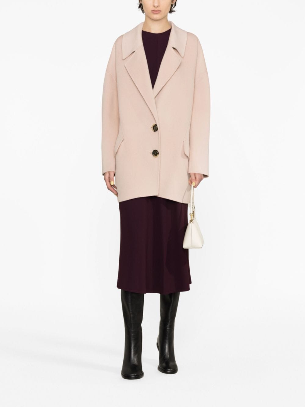PINKO PINKO Single-Breasted Wool Coat