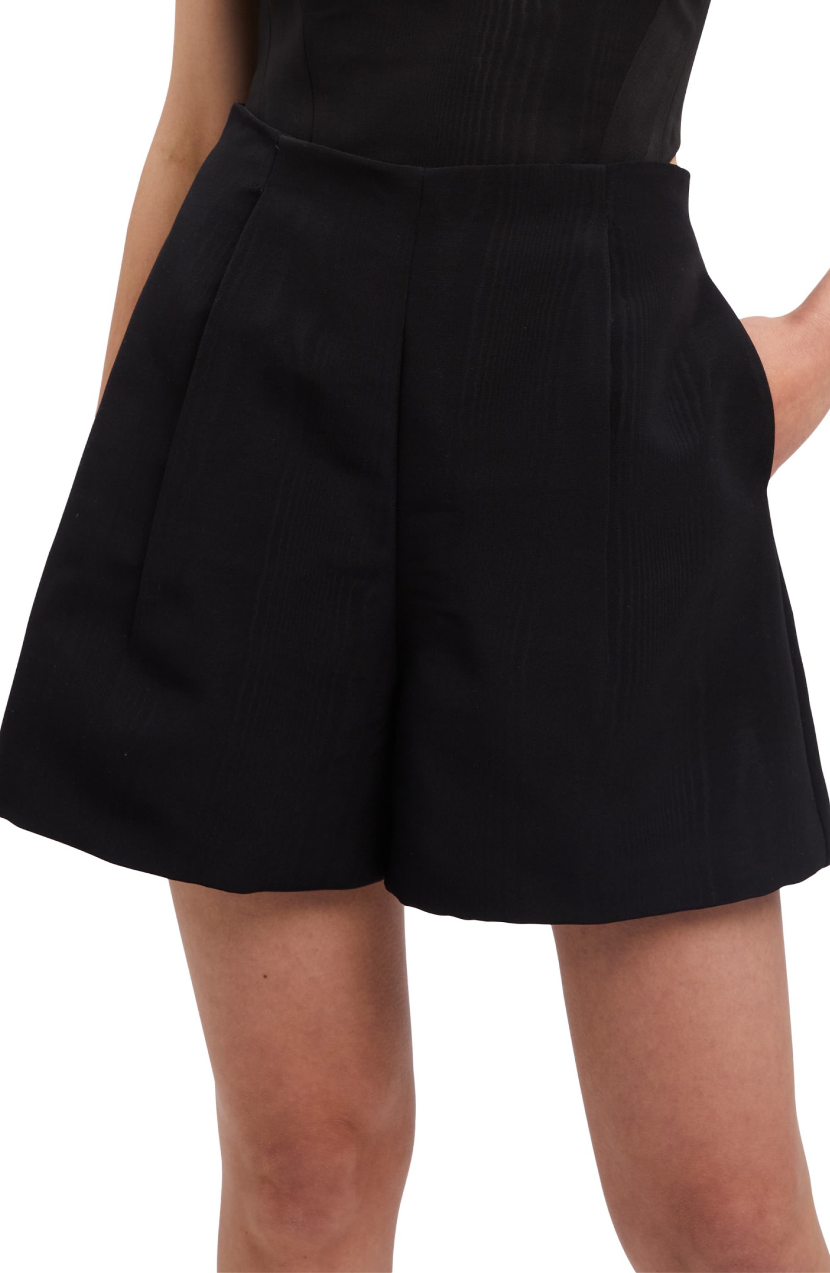 Bardot Thea High Waist Shorts In Black - 55% Off
