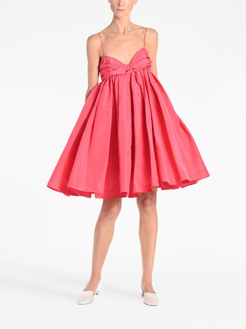 ADAM LIPPES Adam Lippes Voluminous-Skirt Silk Dress