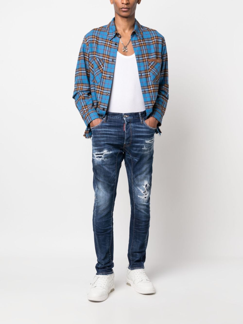 DSQUARED2 DSQUARED2 Ripped Slim-Fit Jeans