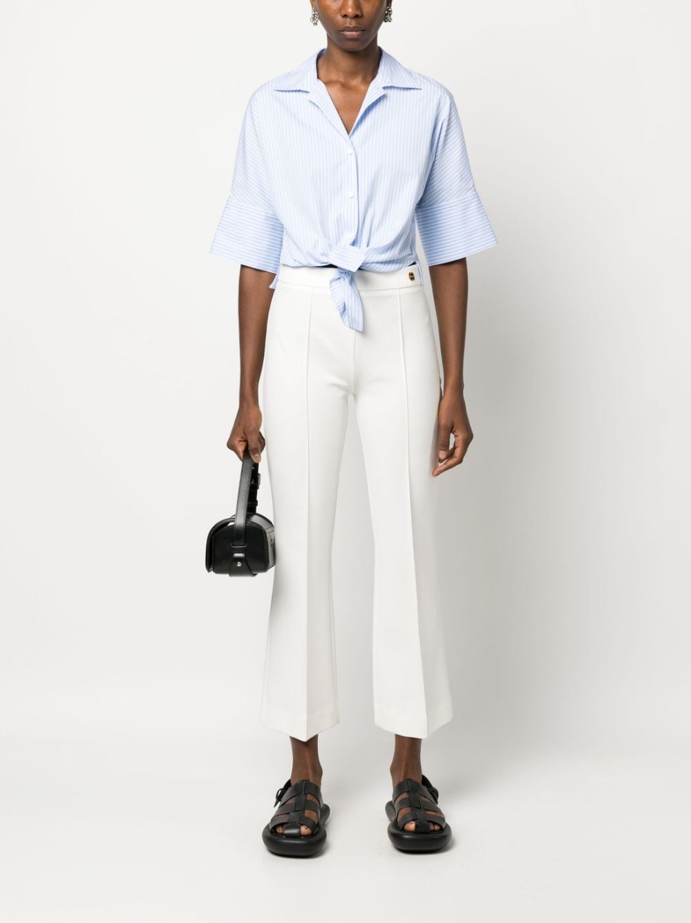 CALLAS MILANO Câllas Milano Lola High-Waisted Flared Trousers