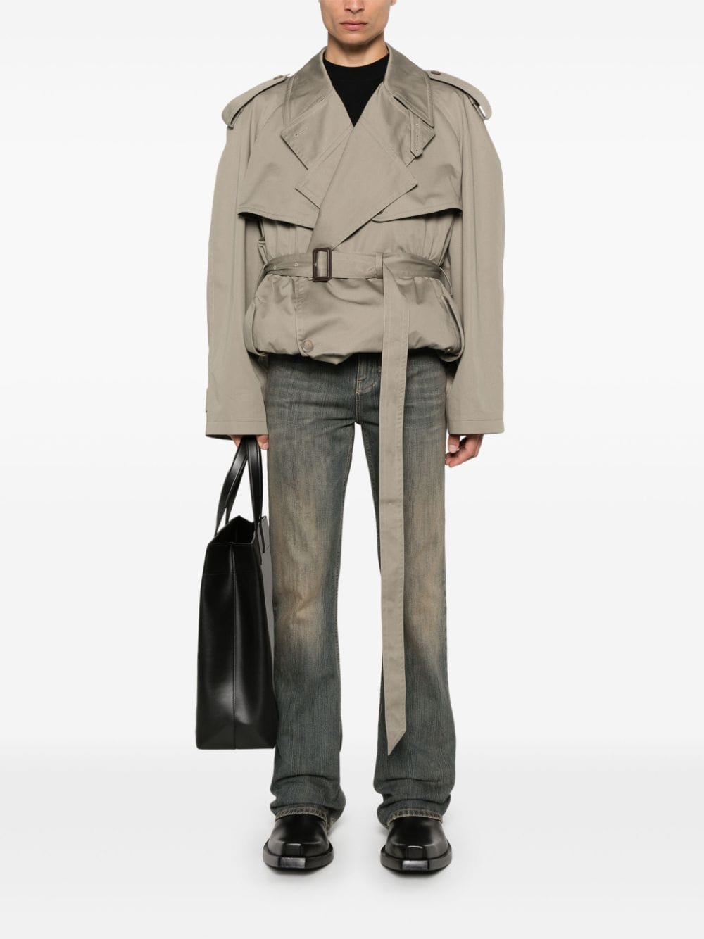 BALENCIAGA Balenciaga Cotton Trench Coat