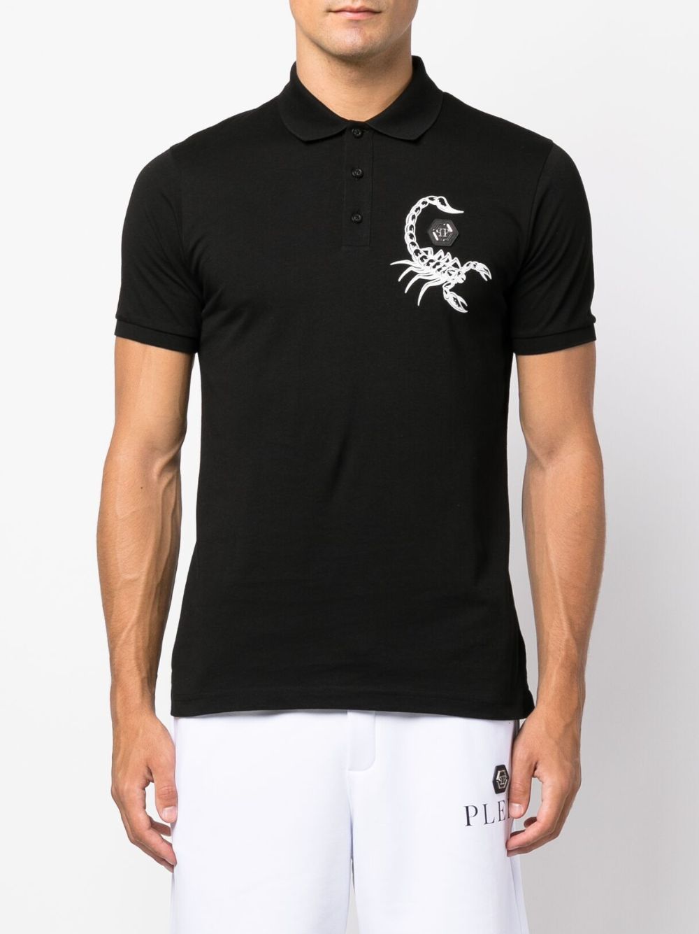 PHILIPP PLEIN scorpion-print polo shirt