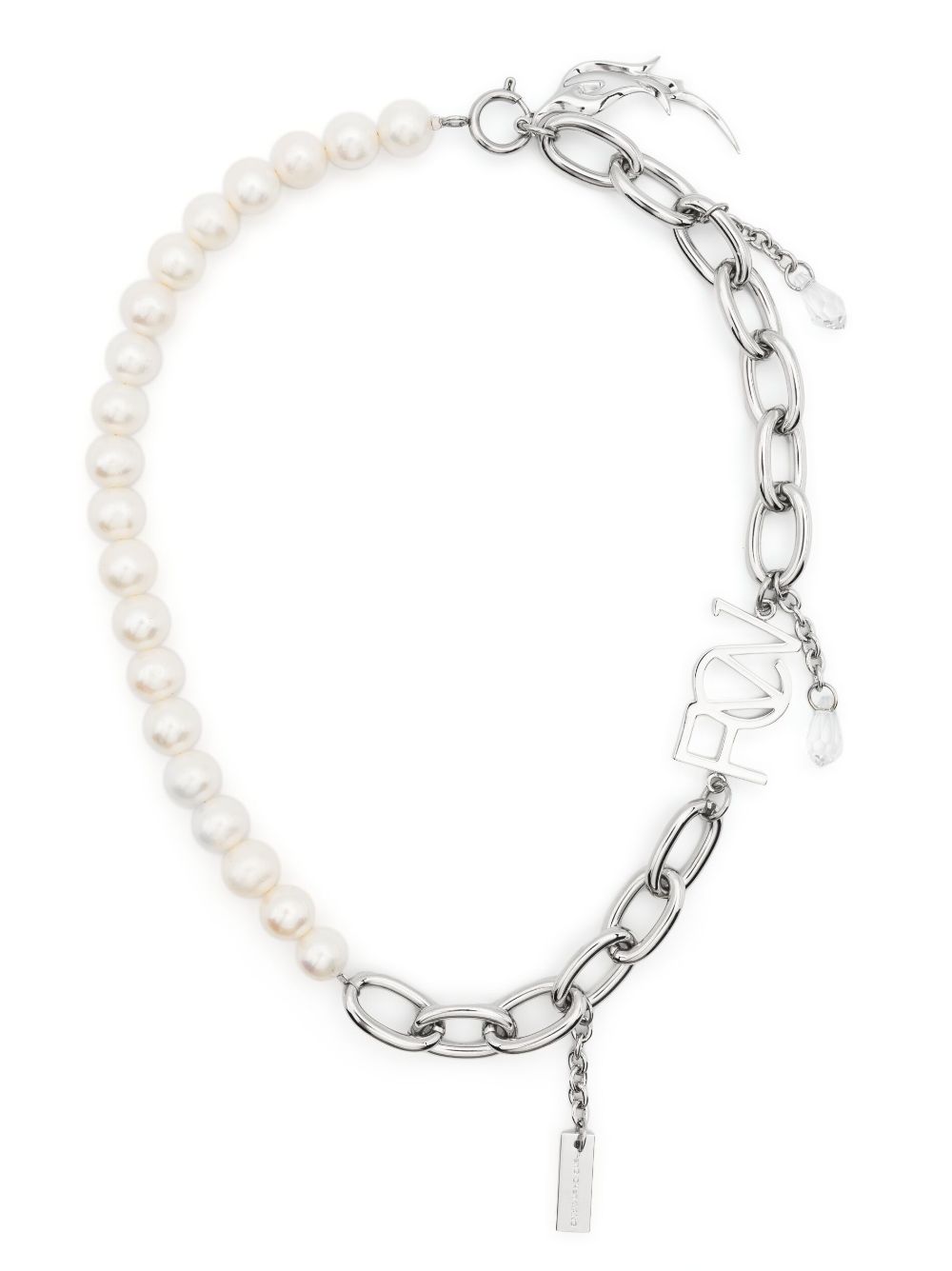 Feng Chen Wang Fcw Phoenix Pearl Necklace In Silver - 30% Off 