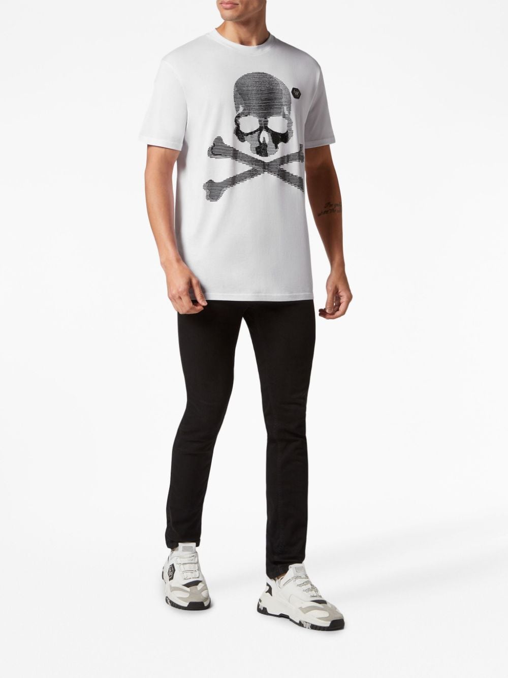 PHILIPP PLEIN skull-print cotton t-shirt