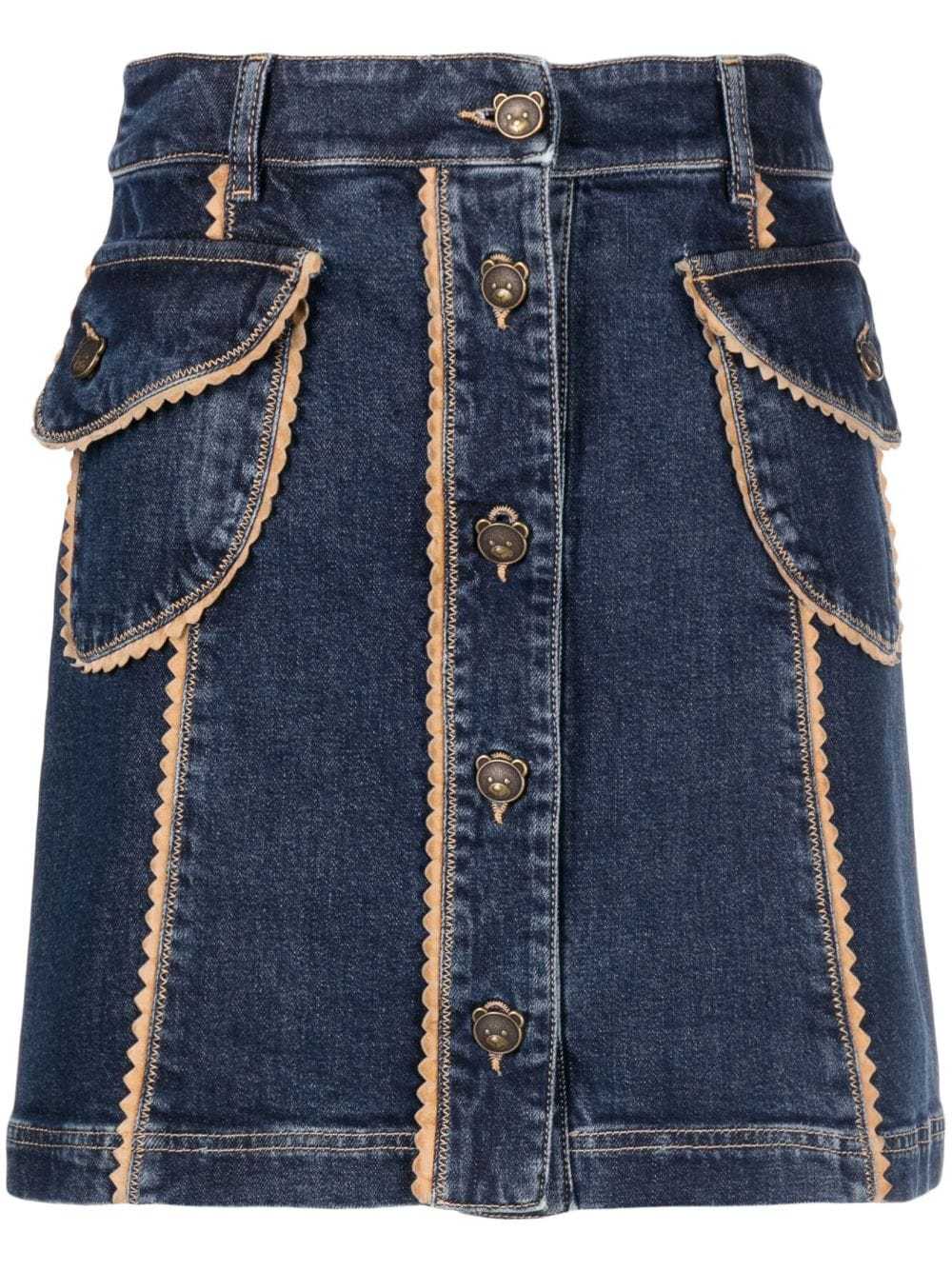 FLEUR DU MAL fleur du mal Denim Bustier Top
