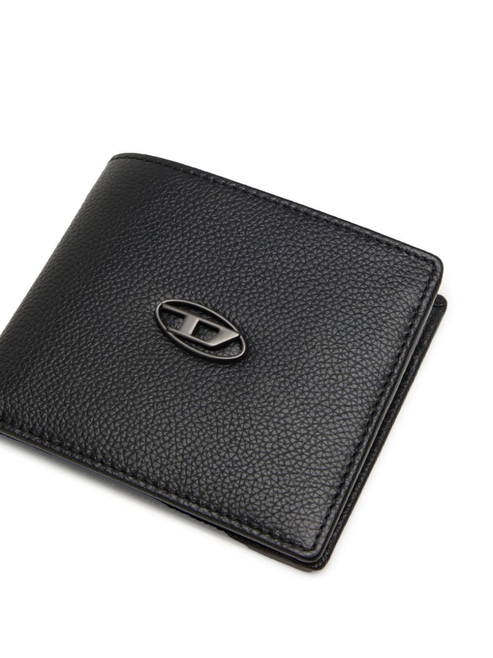 Diesel® Bi Fold Coin S Leather Wallet In Black - 39% Off
