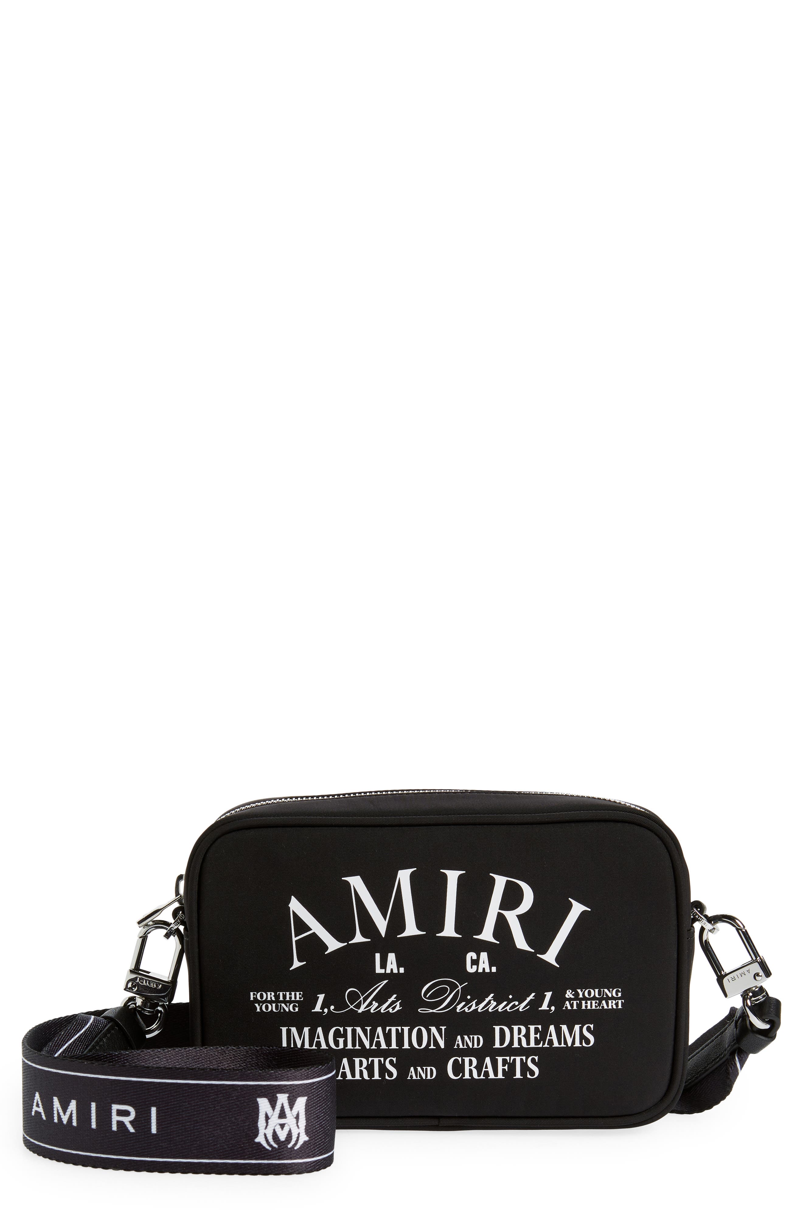 Amiri Arts District Nylon Camera Bag - Black | Editorialist