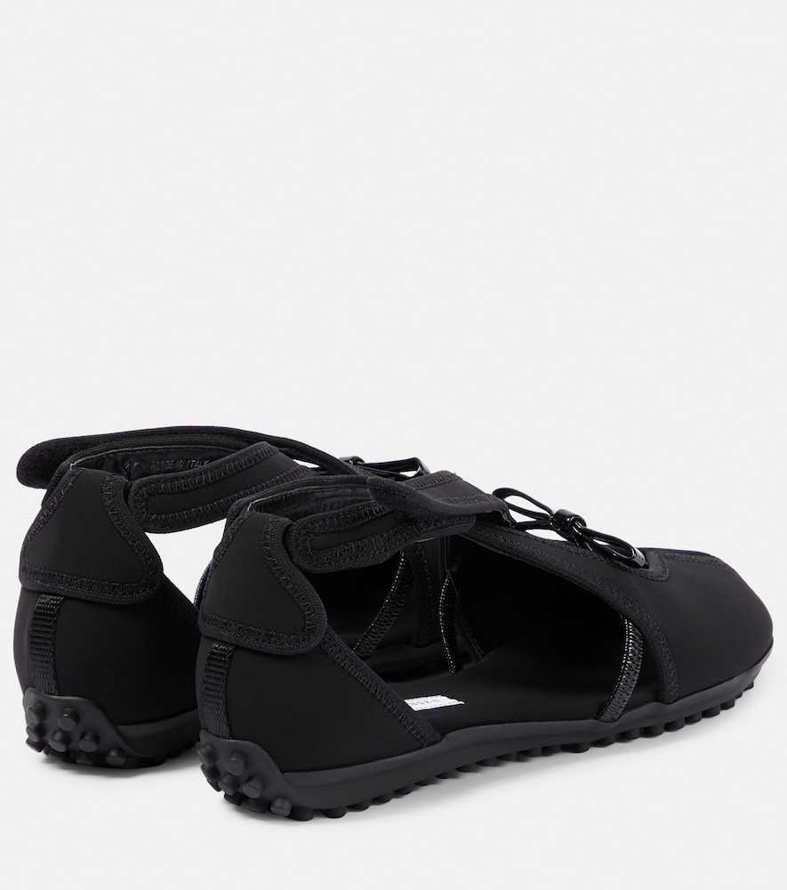 Cecilie Bahnsen♡ Sia Flat Neoprene Shoes Cecilie Bahnsen Sia Neoprene Flats In Black - 30% Off | Editorialist