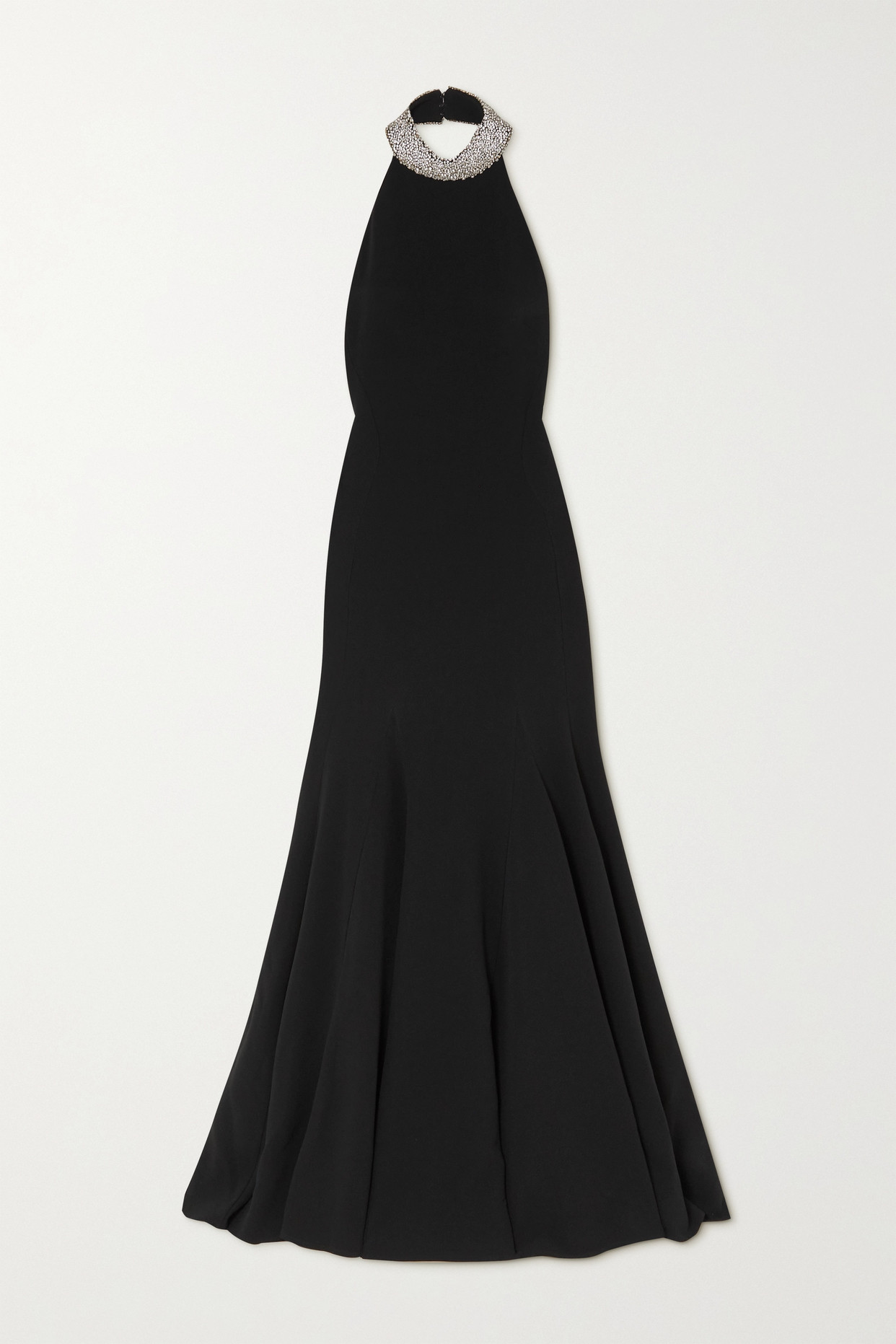Stella Mccartney Net Sustain Open-Back Crystal-Embellished Gown In Black -  50% Off | Editorialist