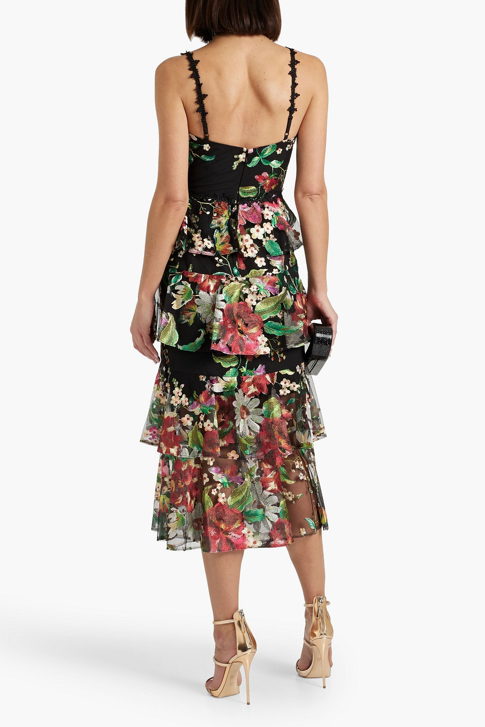 Wedding Gown Marchesa 3d Floral Dress MARCHESA NOTTE One-shoulder Floral-appliqud  Tulle Gown THE OUTNET