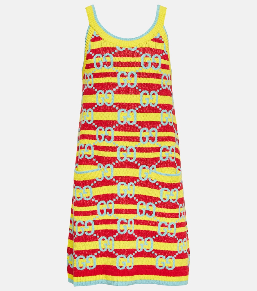 Gucci Gg Jacquard Minidress - Multicoloured | Editorialist