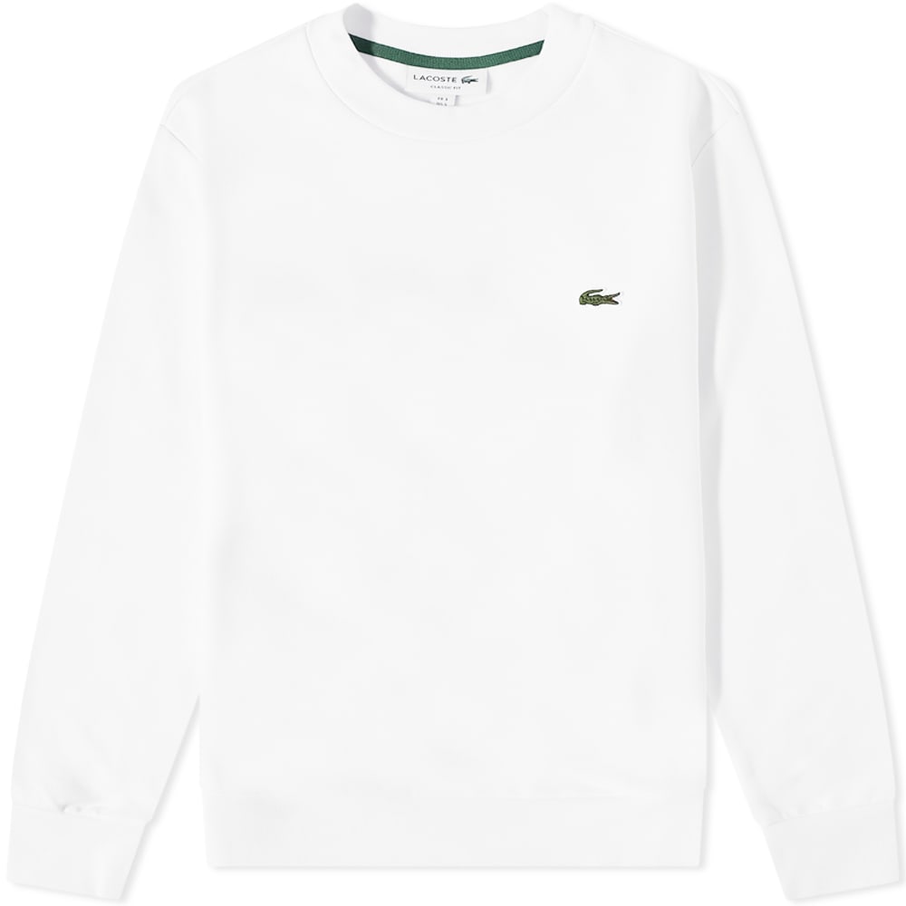 Pullover White Lacoste Sweatshirt Lacoste Classic Crew Sweat In