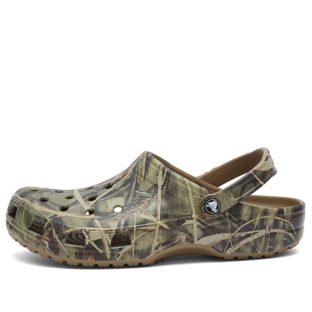 Crocs Classic Printed Camo Clog In Khaki - 40% Off 