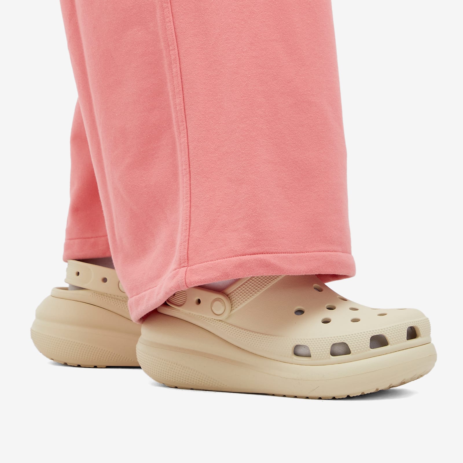 Crocs Classic Crush Clog In Bone 49% Off Editorialist