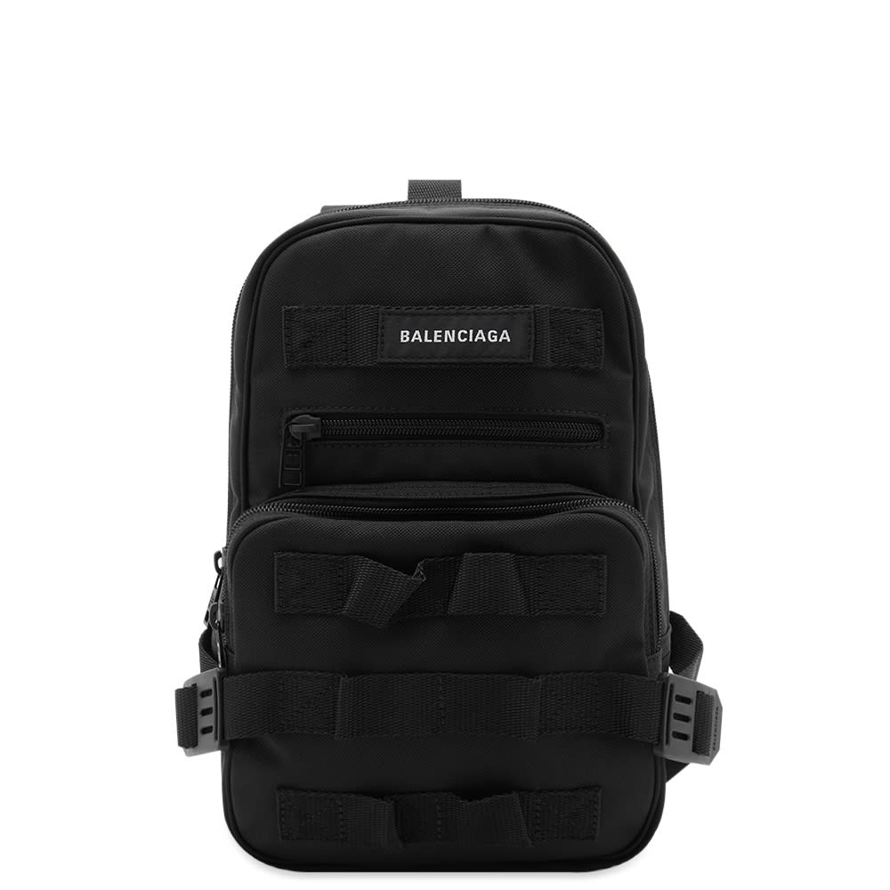 Balenciaga Army Sling Backpack - Black | Editorialist