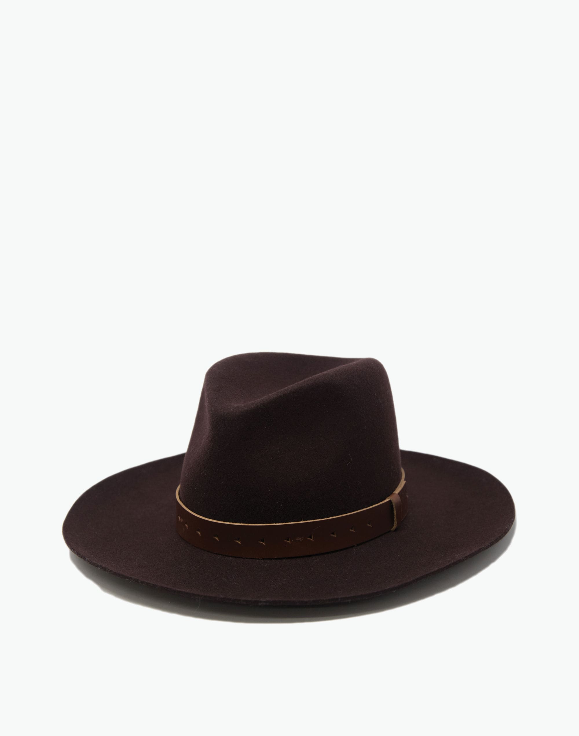 Madewell Wyeth&Trade; Wool Felt Harper Wide-Brim Fedora Hat 
