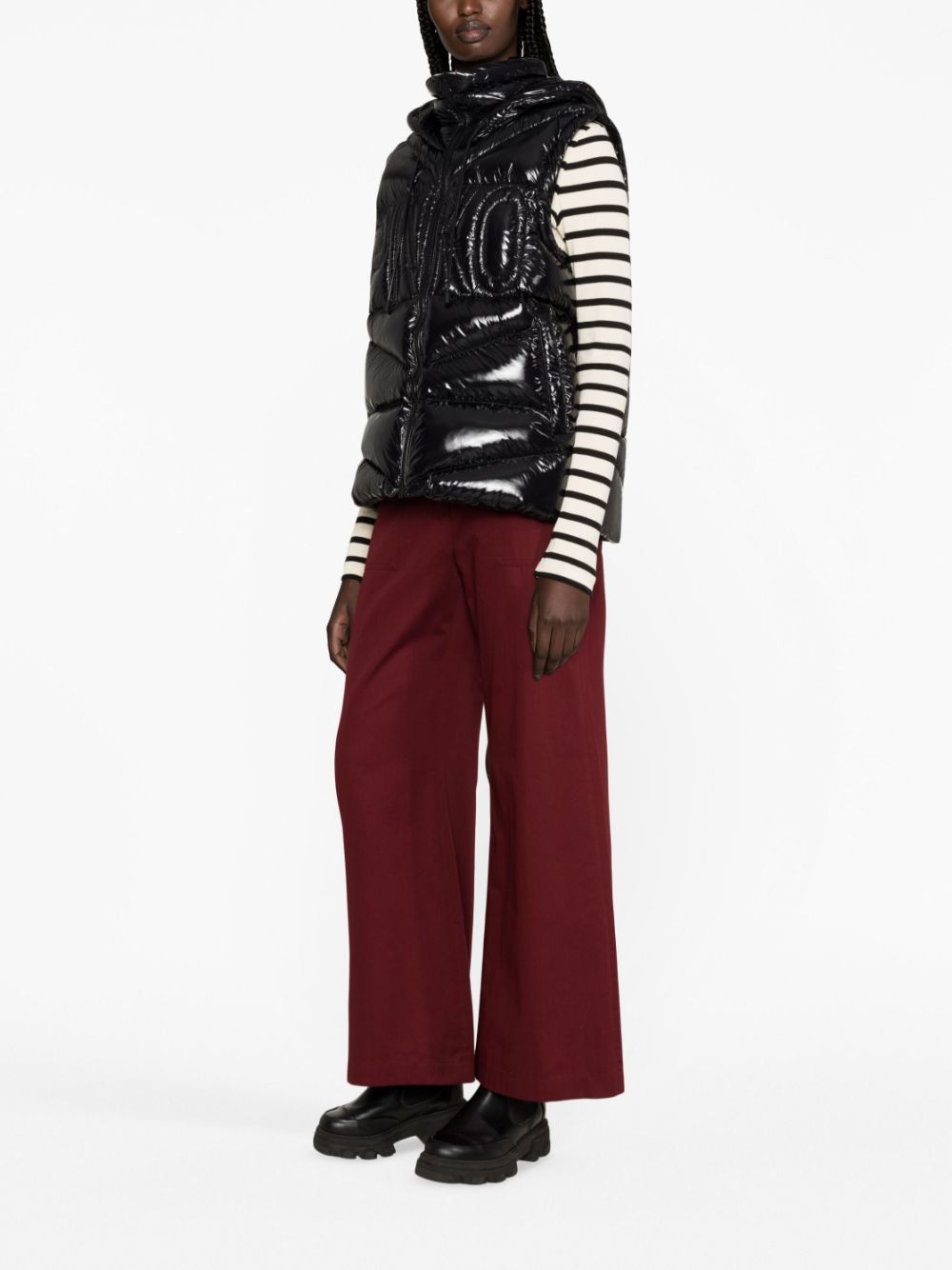 PINKO PINKO Logo-Embossed Puffer Gilet