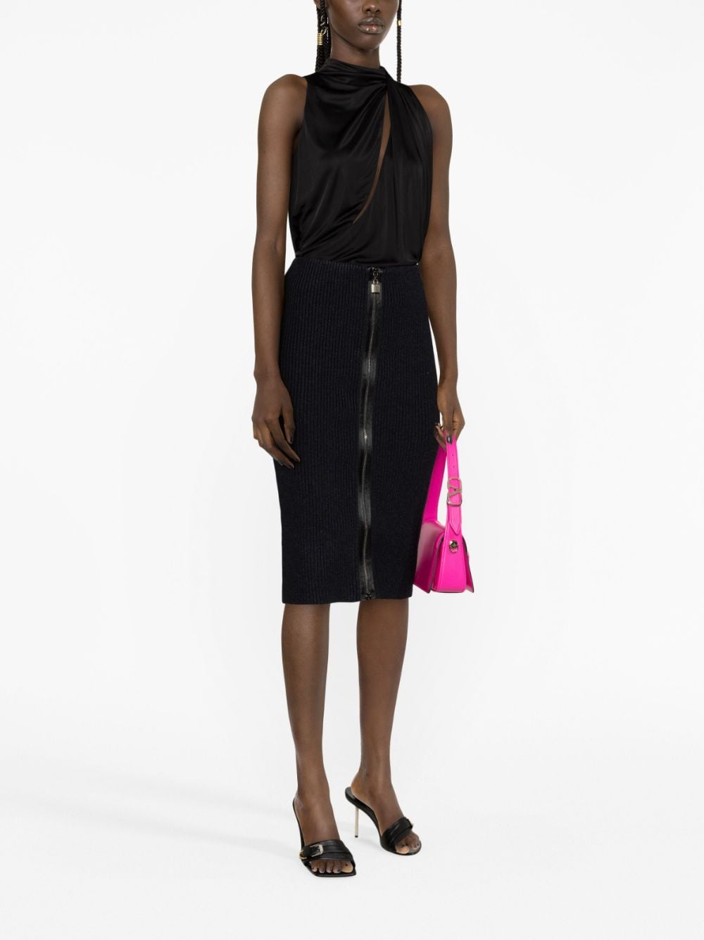 TOM FORD TOM FORD Ribbed Knit Pencil Skirt