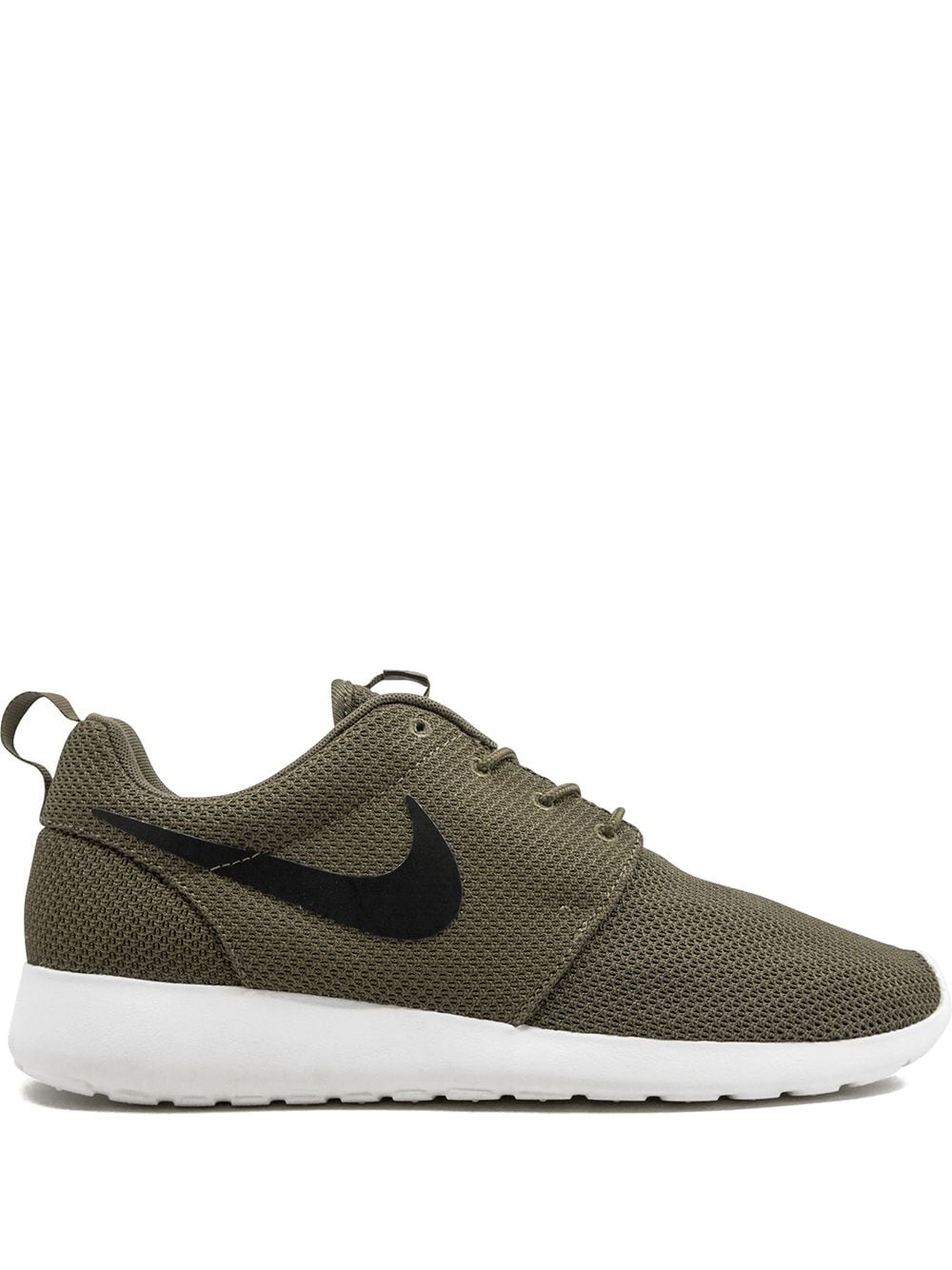 roshe run green and black