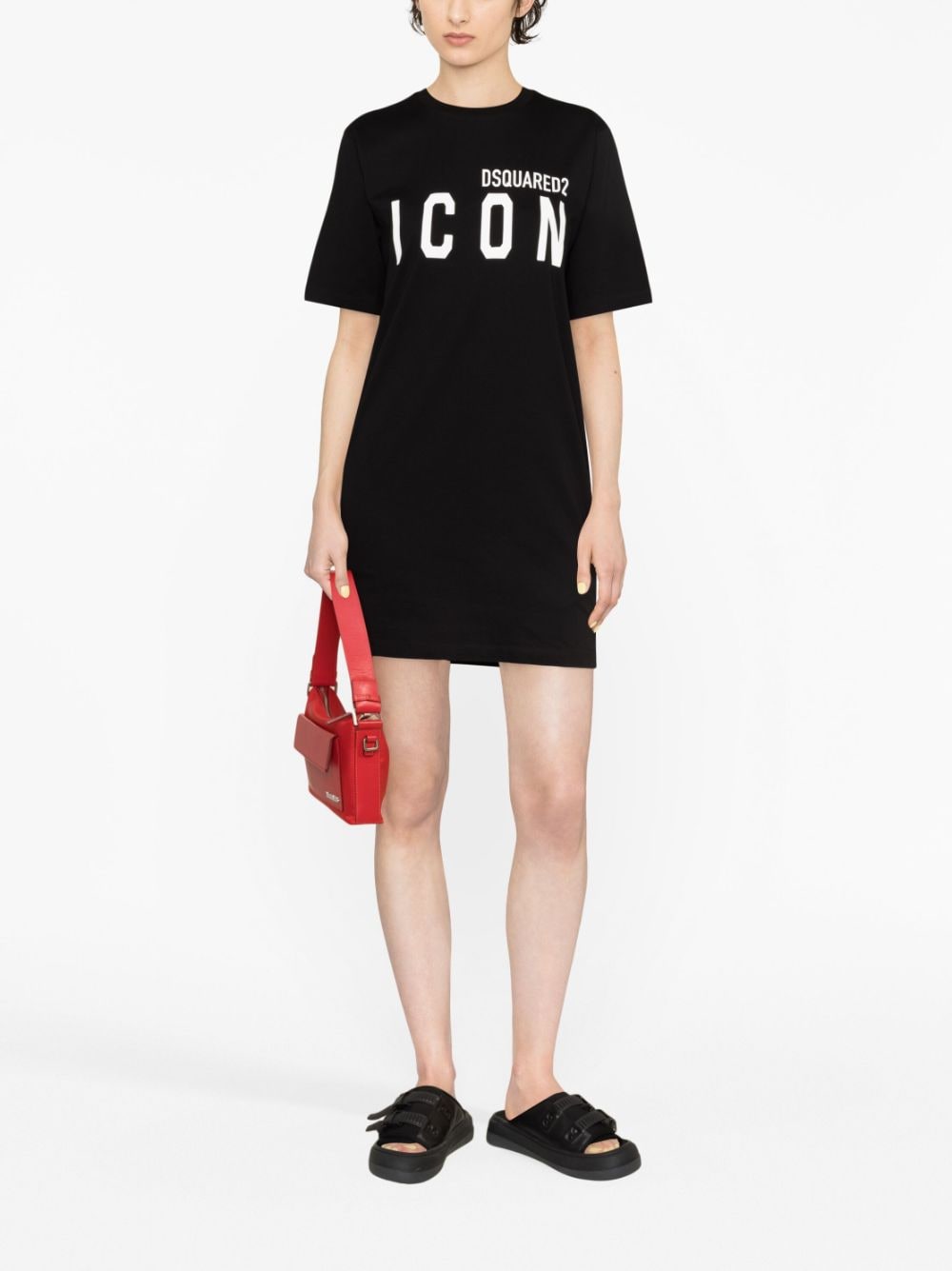 DSQUARED2 Logo-Print T-Shirt Dress