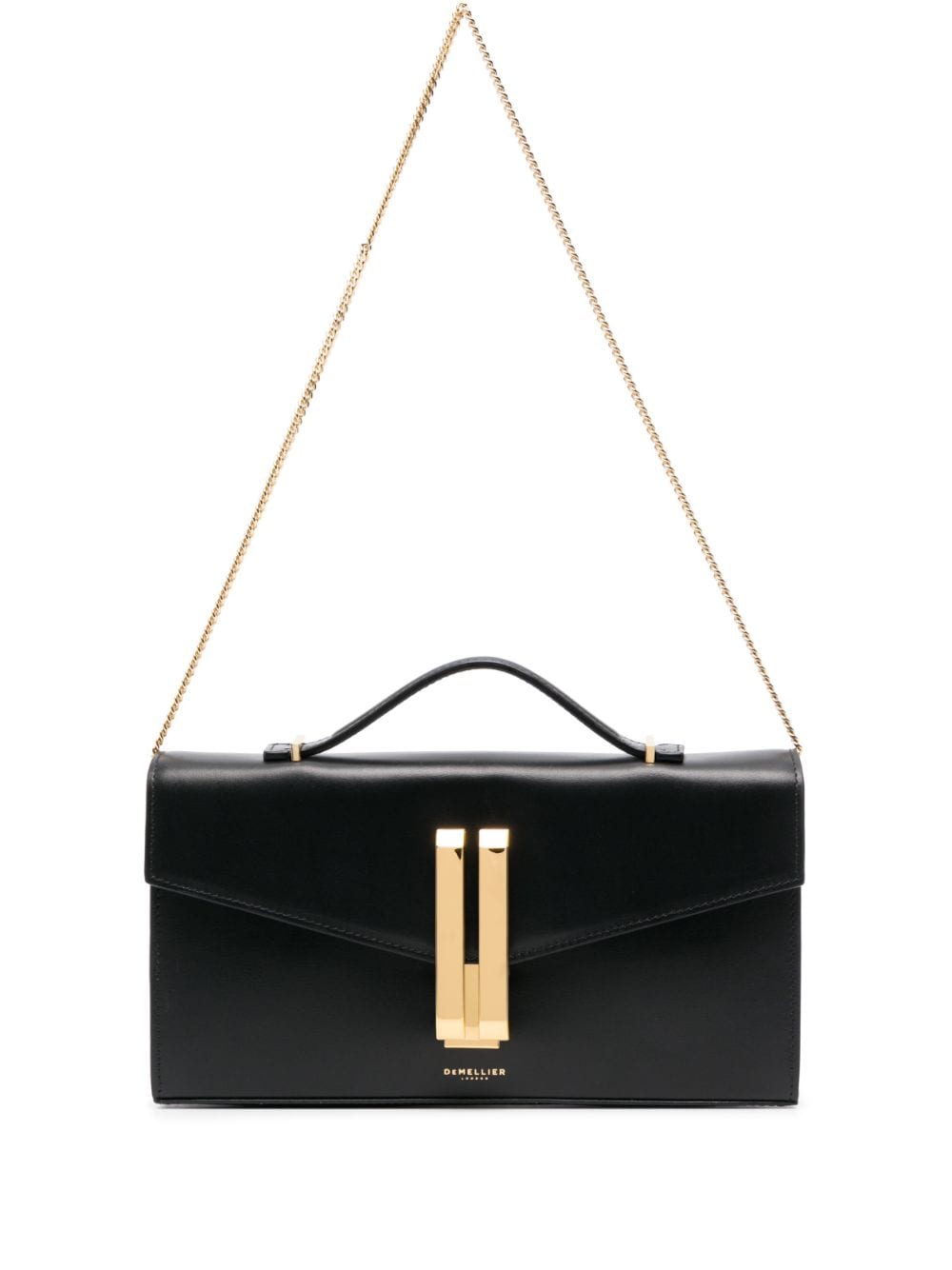 DeMellier Vancouver Leather Clutch - Black DEMELLIER LONDON 
