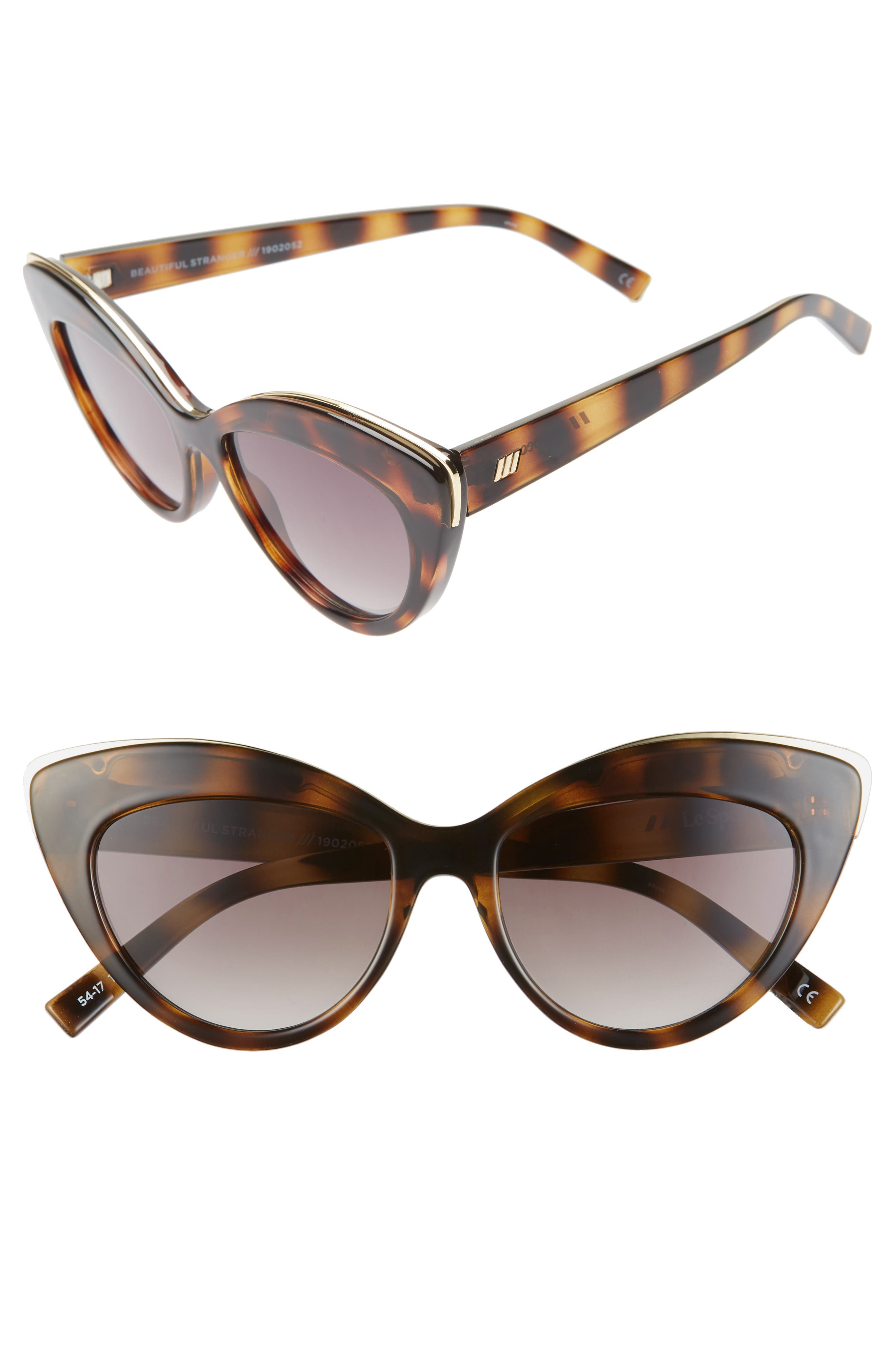 Le Specs Beautiful Stranger 54mm Polarized Cat Eye  display picture 1