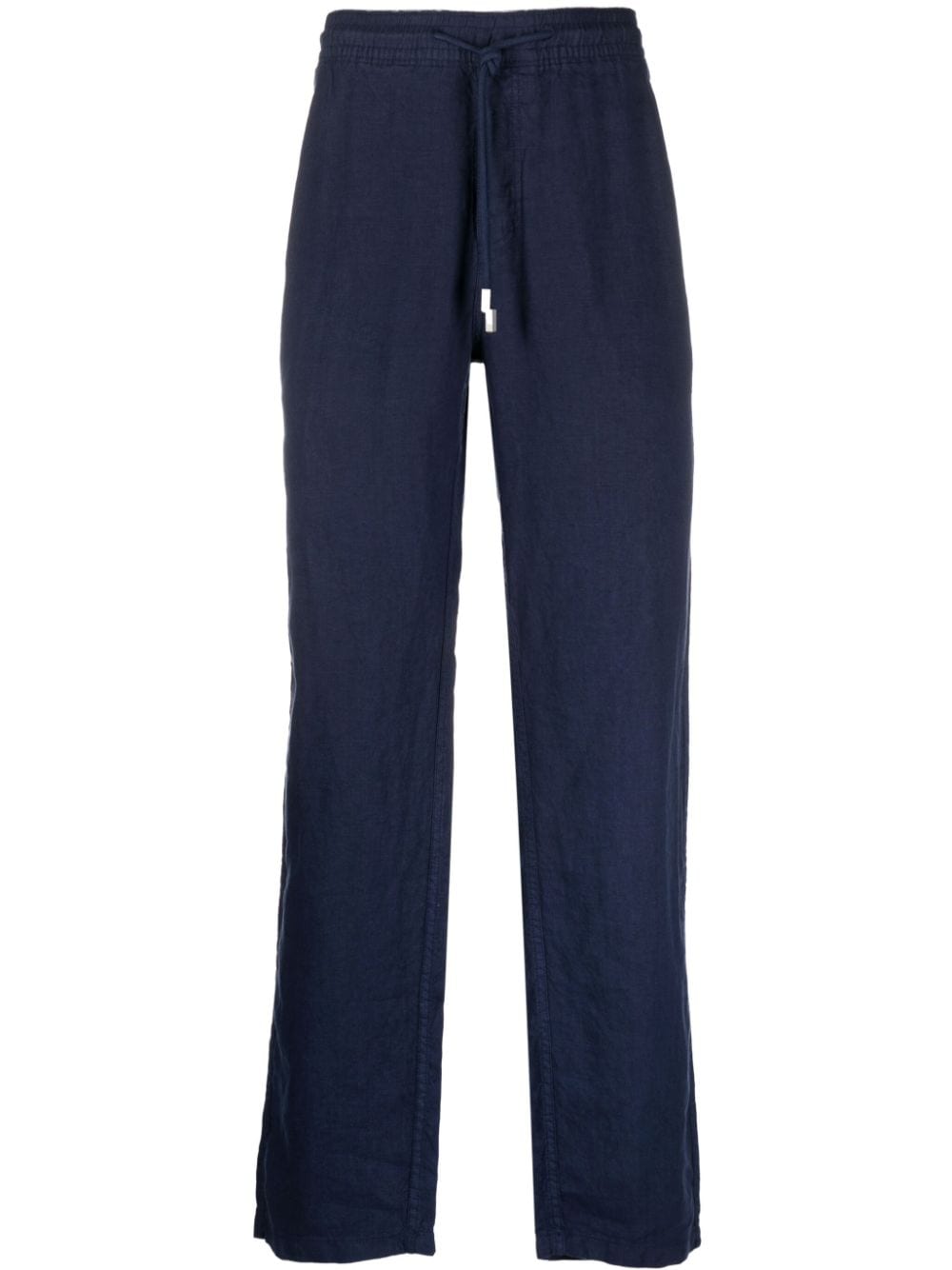 VILEBREQUIN Vilebrequin Drawstring Straight-Leg Linen Trousers