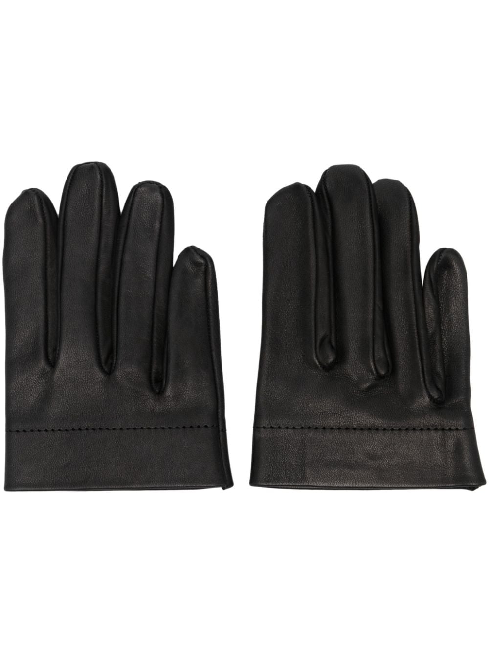 Vaquera Four Finger Leather Glove - Black | Editorialist