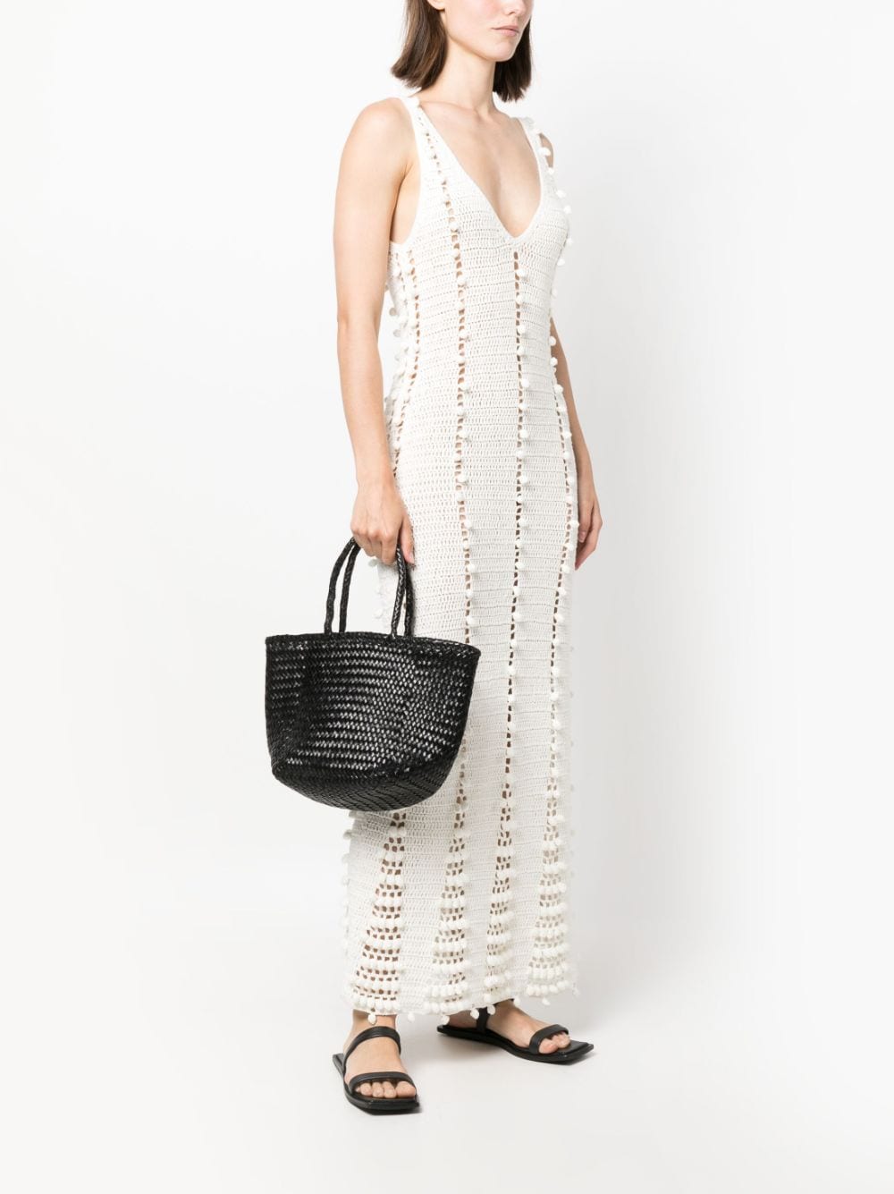 DRAGON DIFFUSION DRAGON DIFFUSION Grace Basket Leather Tote Bag