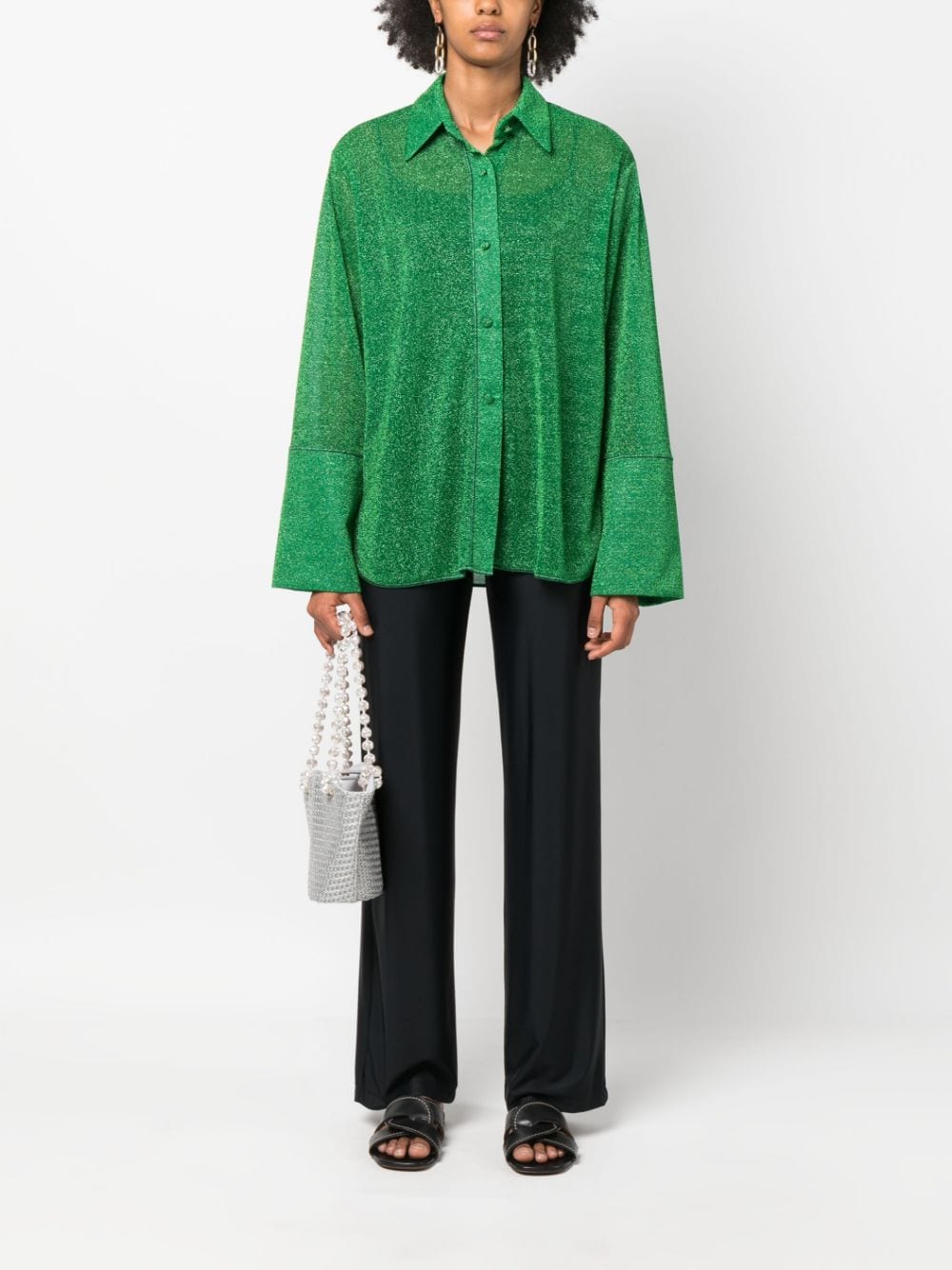 OSEREE lumière buttoned shirt